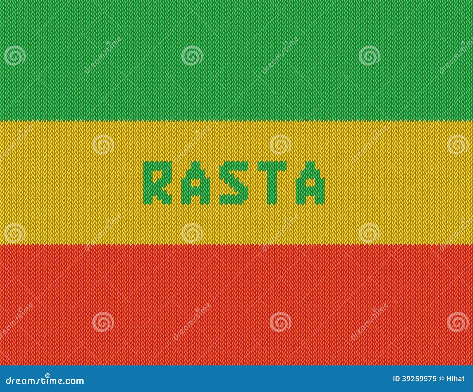 Rasta Background. Wicker Rasta Flag Stock Illustration - Illustration ...