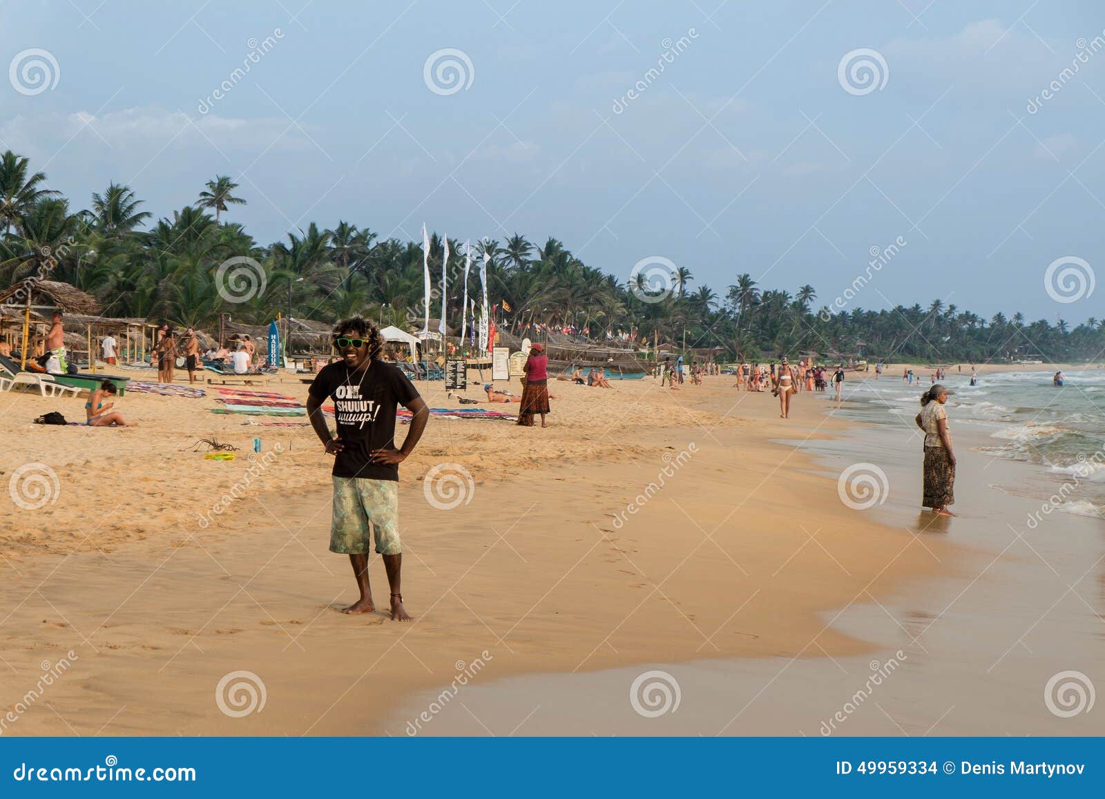 Rasta Beach Worker editorial stock image. Image of sunglasses - 49959334