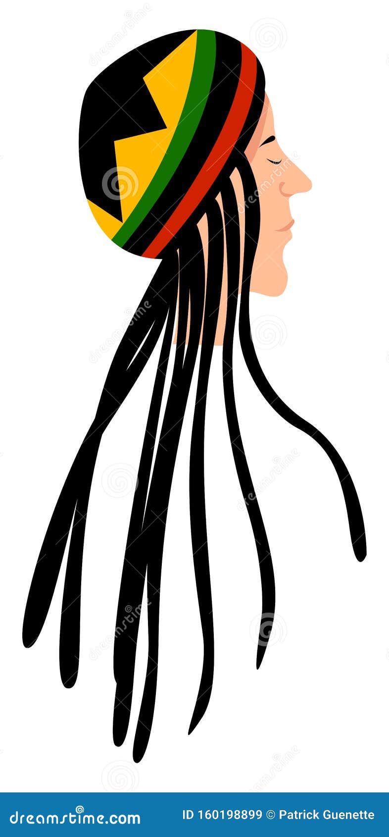 Rasta Man, Illustration, Vector Stock Vector - Illustration of ganja ...