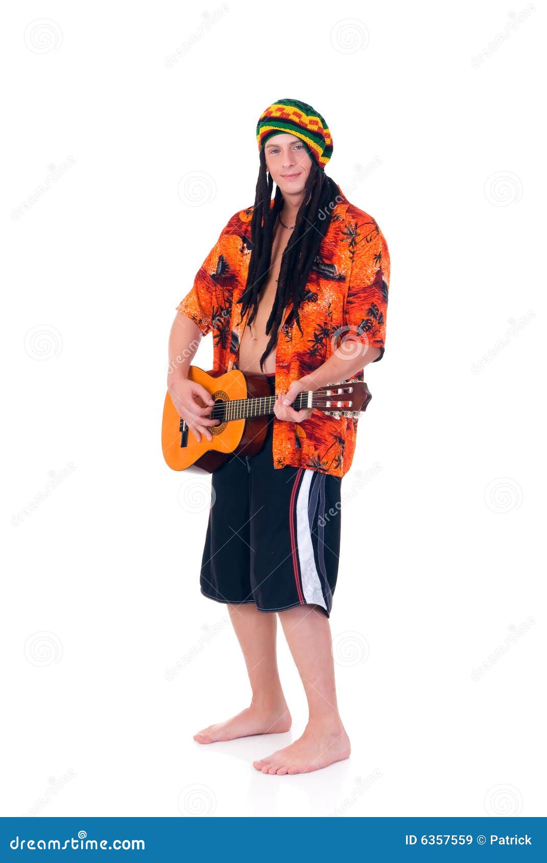 Rasta reggae guy stock image. Image of musician, music - 6357559