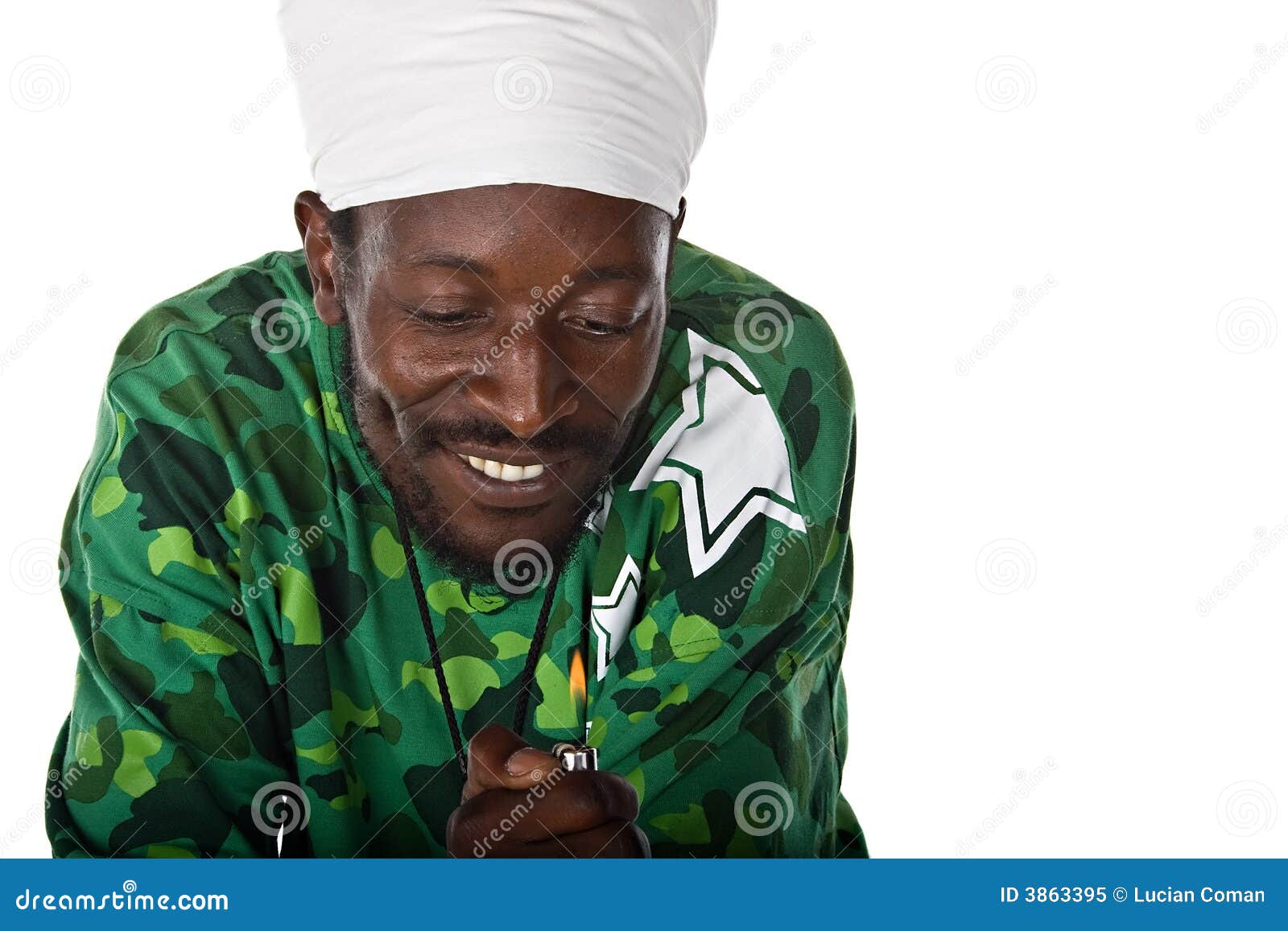 Rastafarian stock image. Image of isolated, colorful, rastafarian - 3863395