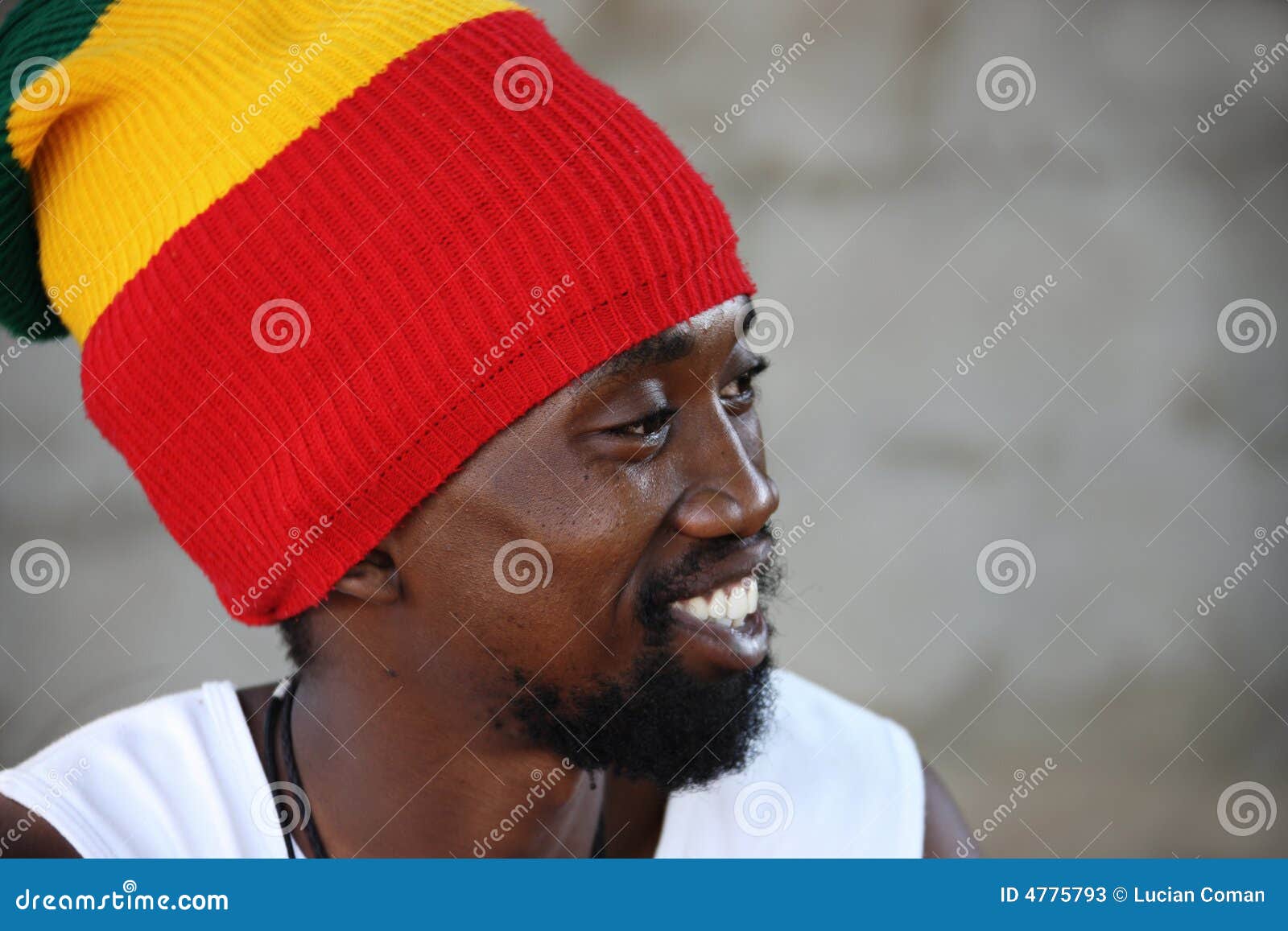 Rastafarian stock image. Image of reggae, colorful, beautiful - 4775793