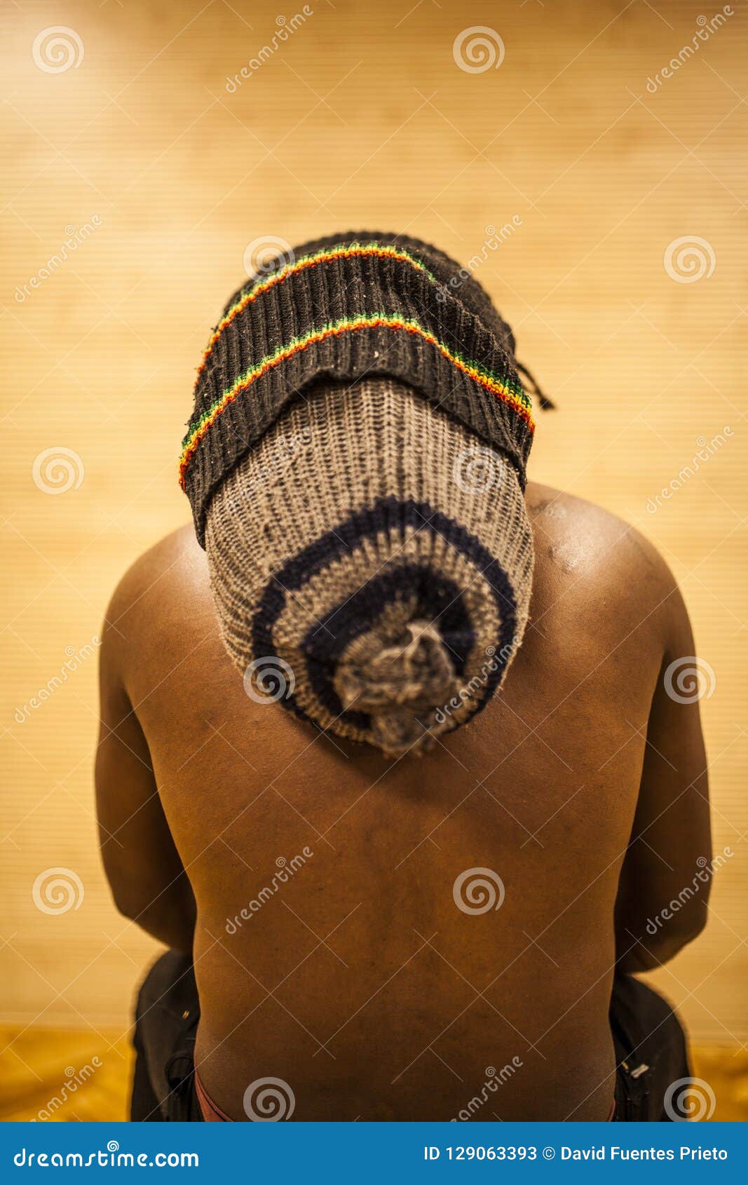 Rastafarian Man Showing His Dreadlocks Stock Image - Image of model ...