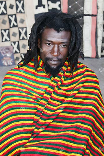 Rastafarian portrait stock image. Image of africa, locks - 3547419