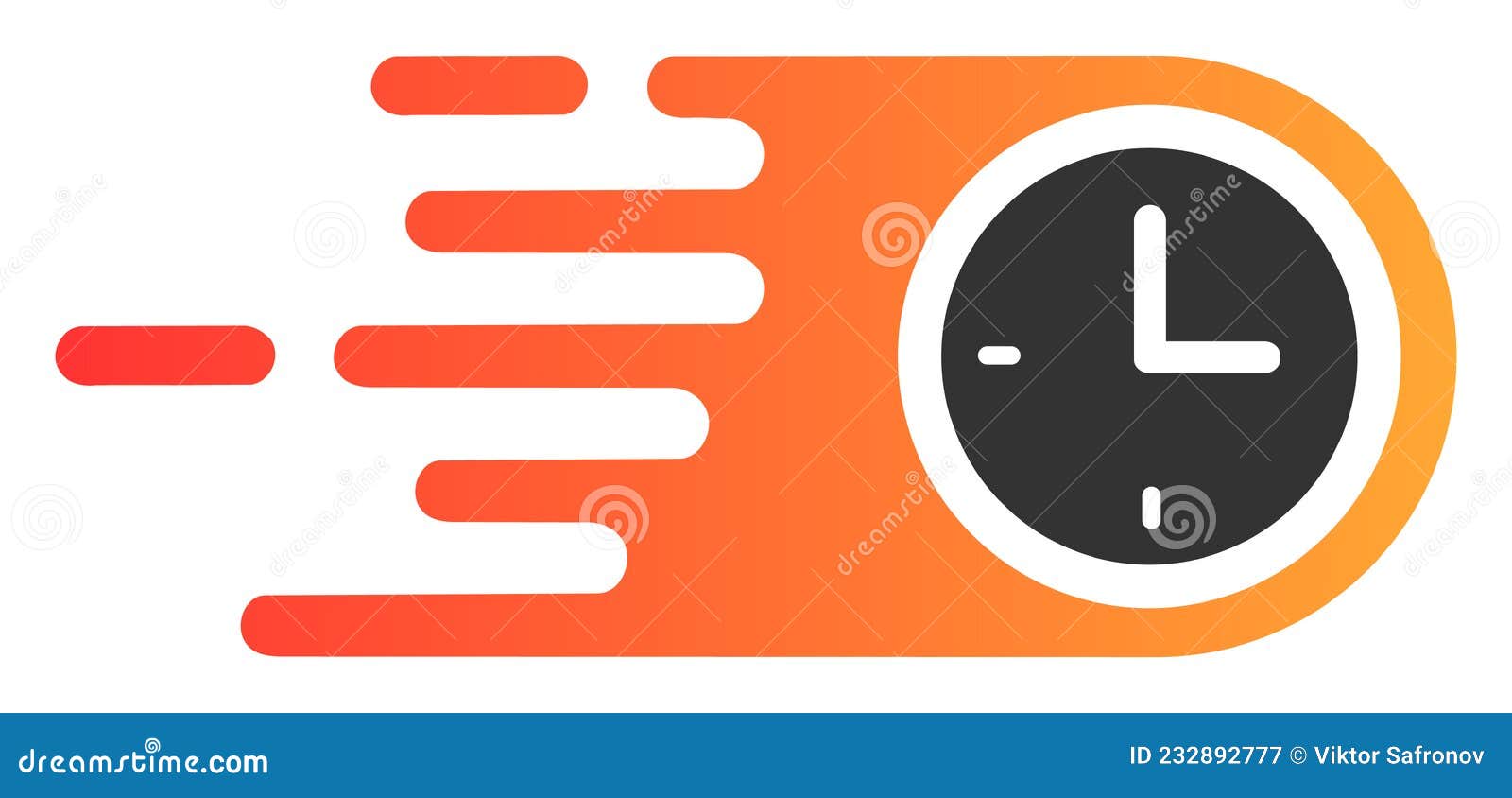 Fast Clock Vector Icon, Fast Service Icon, Quick And Speedy Face Clock ...