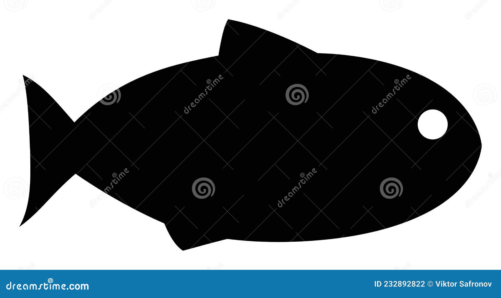 Raster Fish V2 Flat Icon Symbol Stock Illustration - Illustration of ...