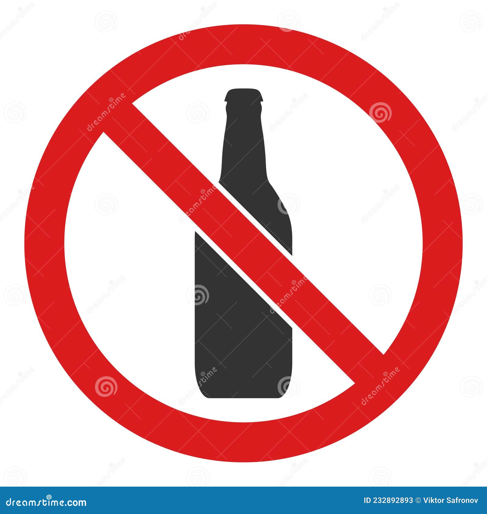 Raster Forbidden Beer Flat Icon Illustration Stock Illustration ...