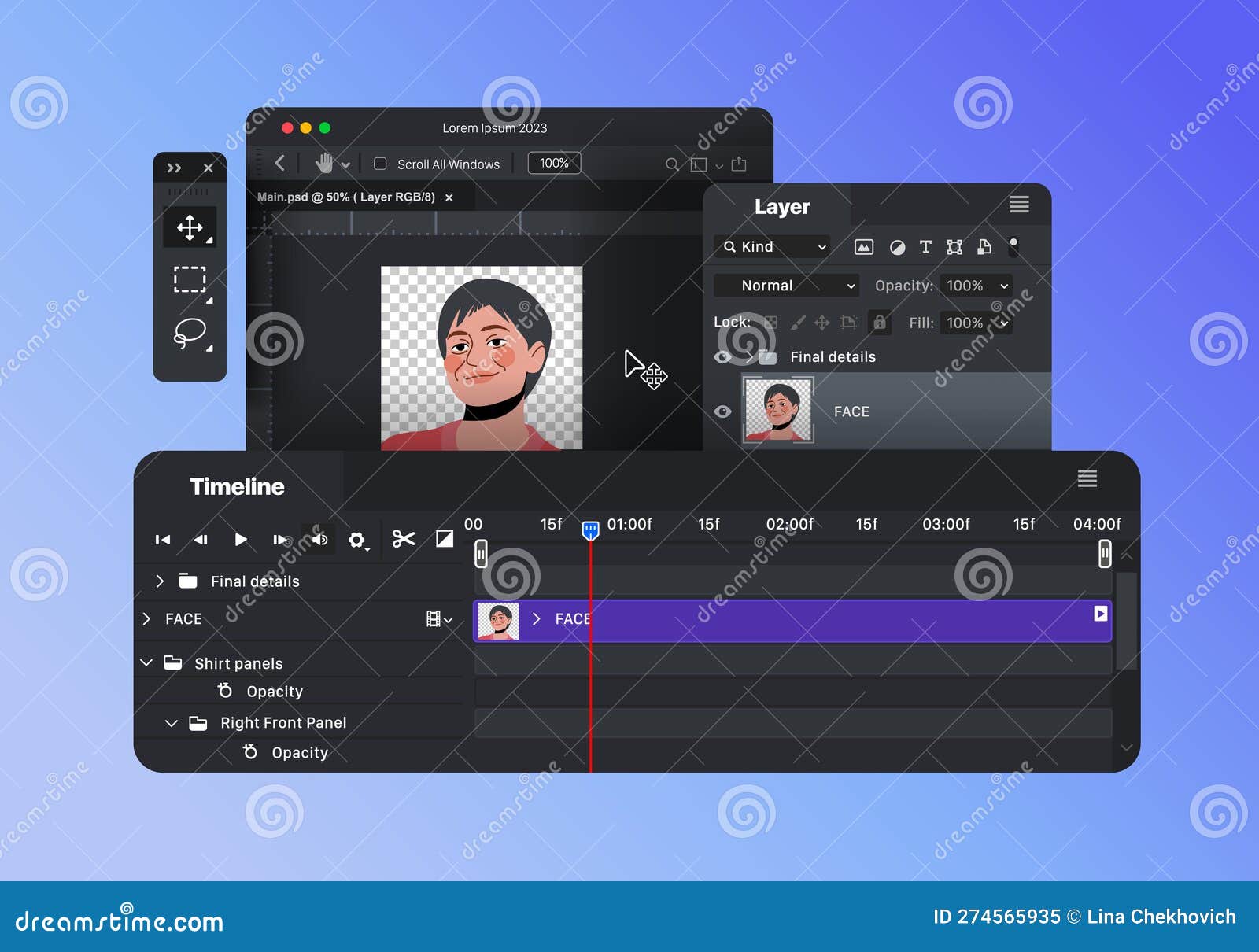 Raster Graphics Editor. Toolbar. Software For Creating Retouching And ...