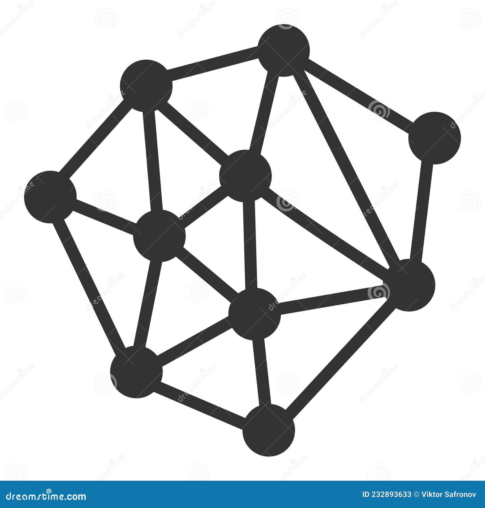 Raster Mesh Structure Flat Icon Illustration Stock Illustration ...