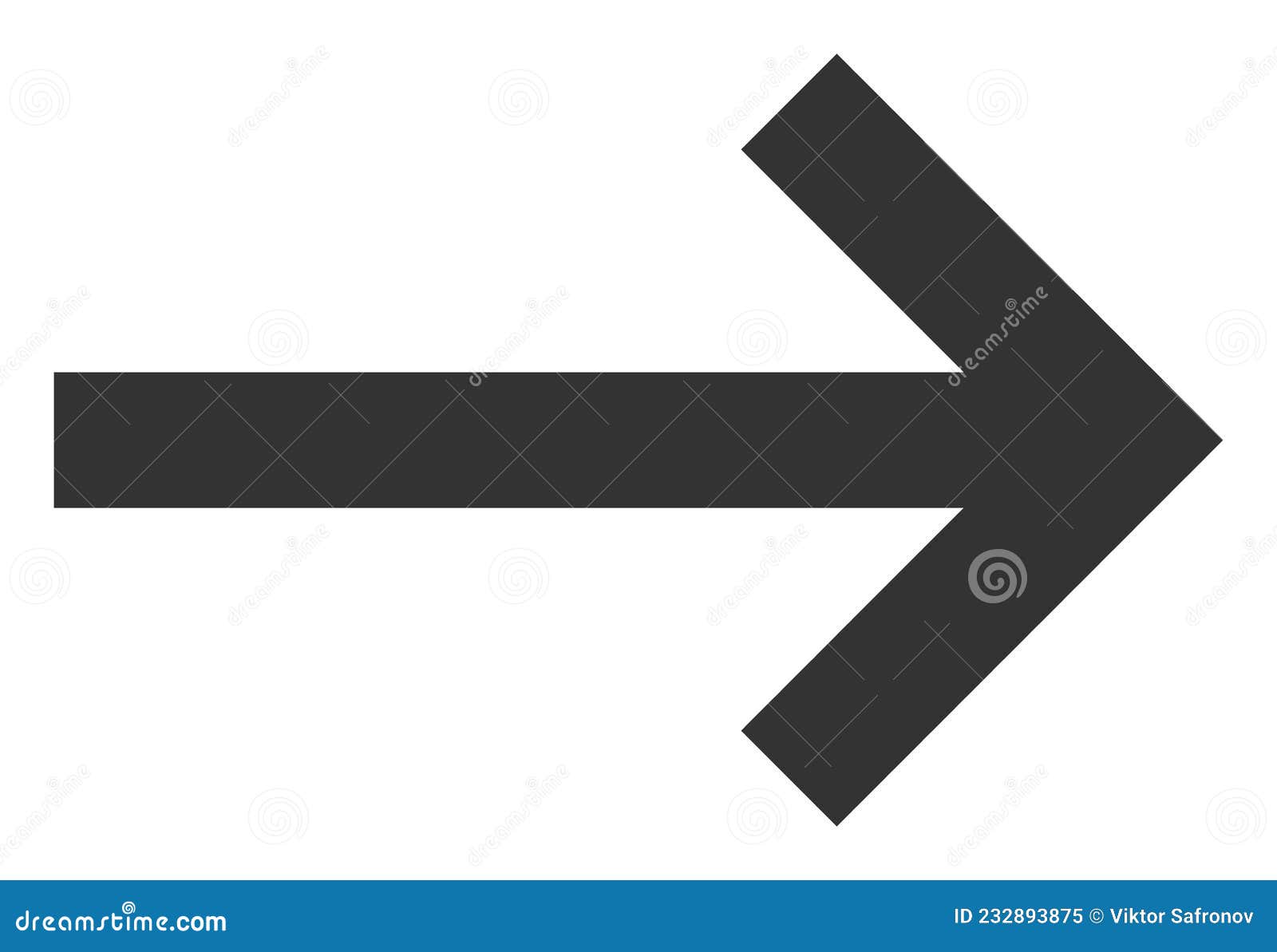 Raster Next Arrow Flat Icon Image Stock Illustration - Illustration of ...