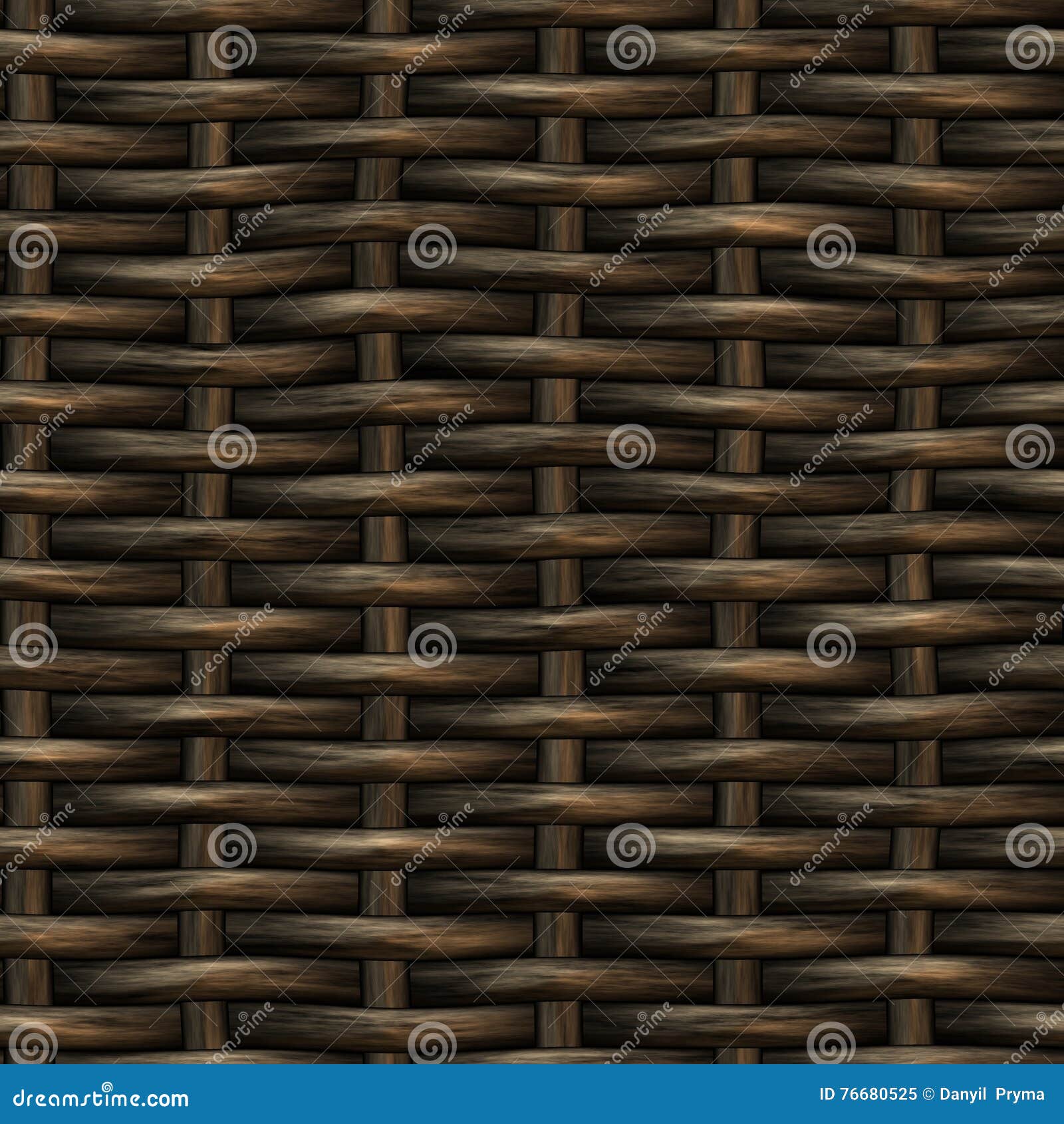 Raster Seamless Basket Wooden Weave Pattern Stock Image - Image of ...