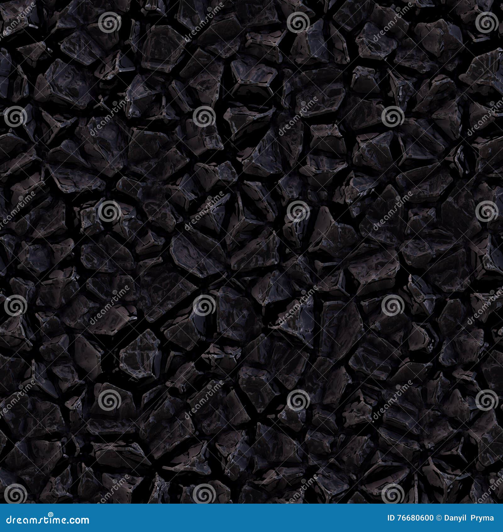 Raster Seamless Dark Stone Texture Stock Photo - Image of masonry ...