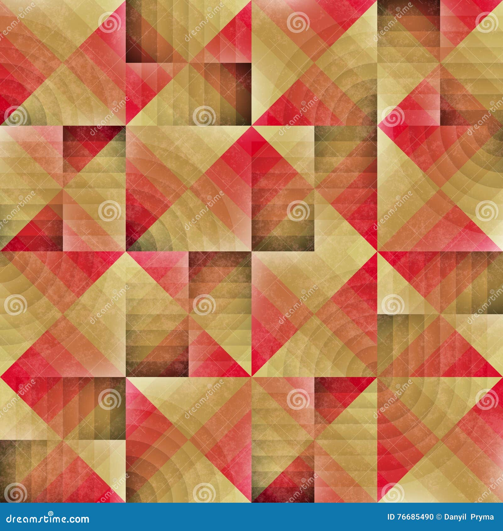 Raster Seamless Geometric Pattern Stock Illustration - Illustration of ...