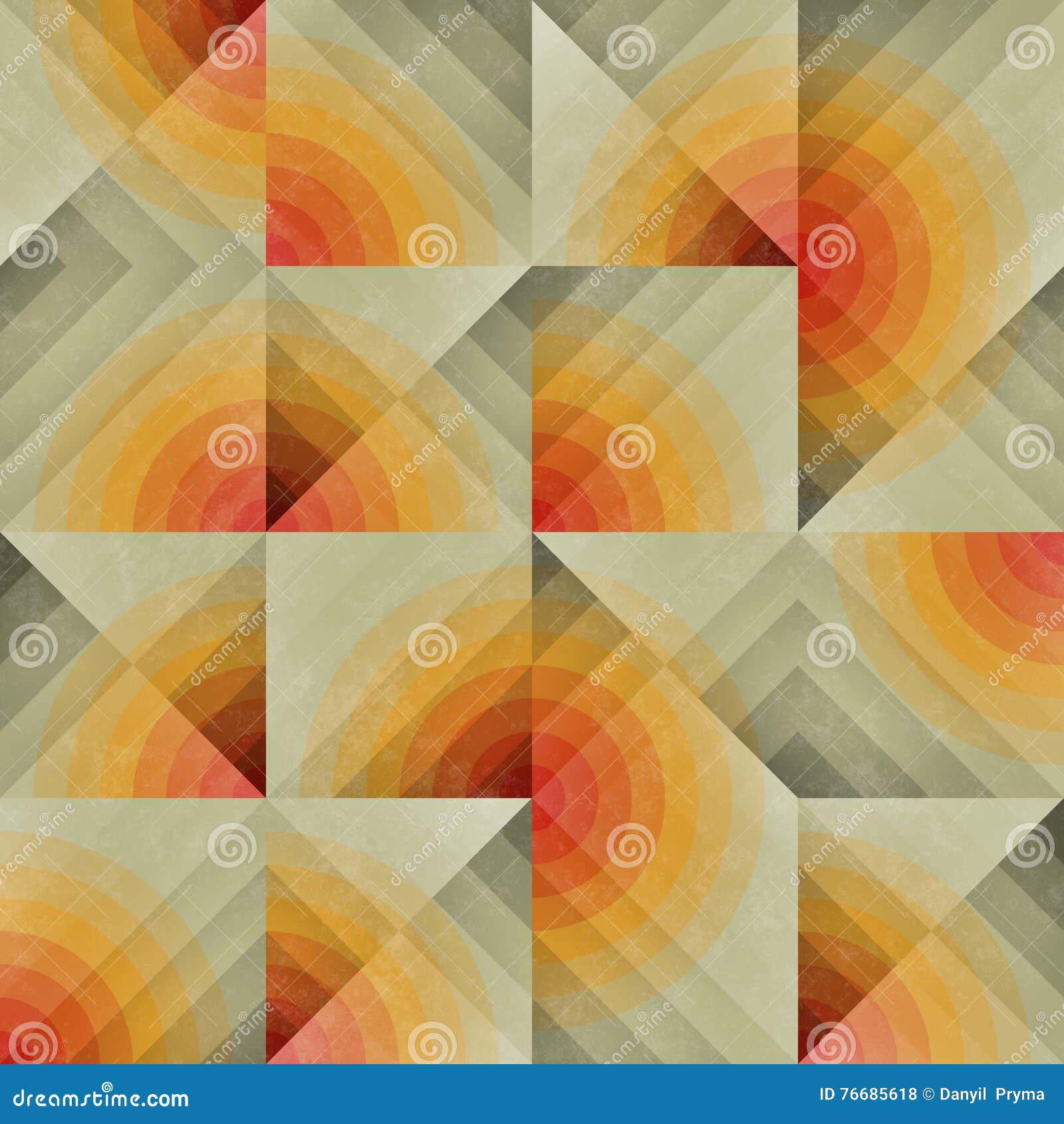 Raster Seamless Geometric Pattern Stock Illustration - Illustration of ...