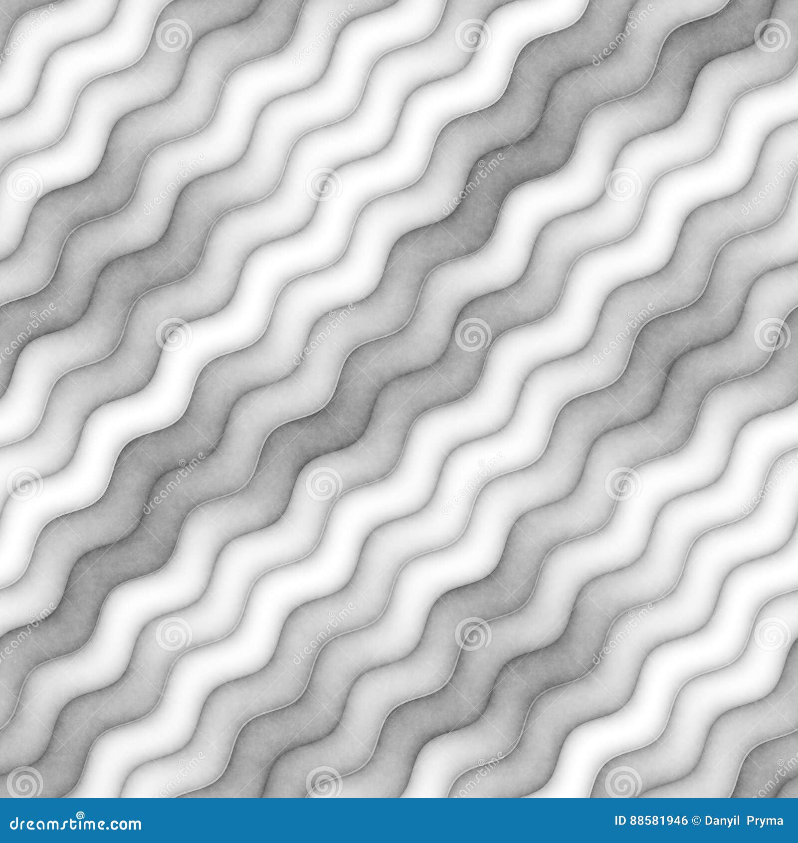 Raster Seamless Greyscale Texture. Gradient Wavy Lines Pattern. Subtle ...