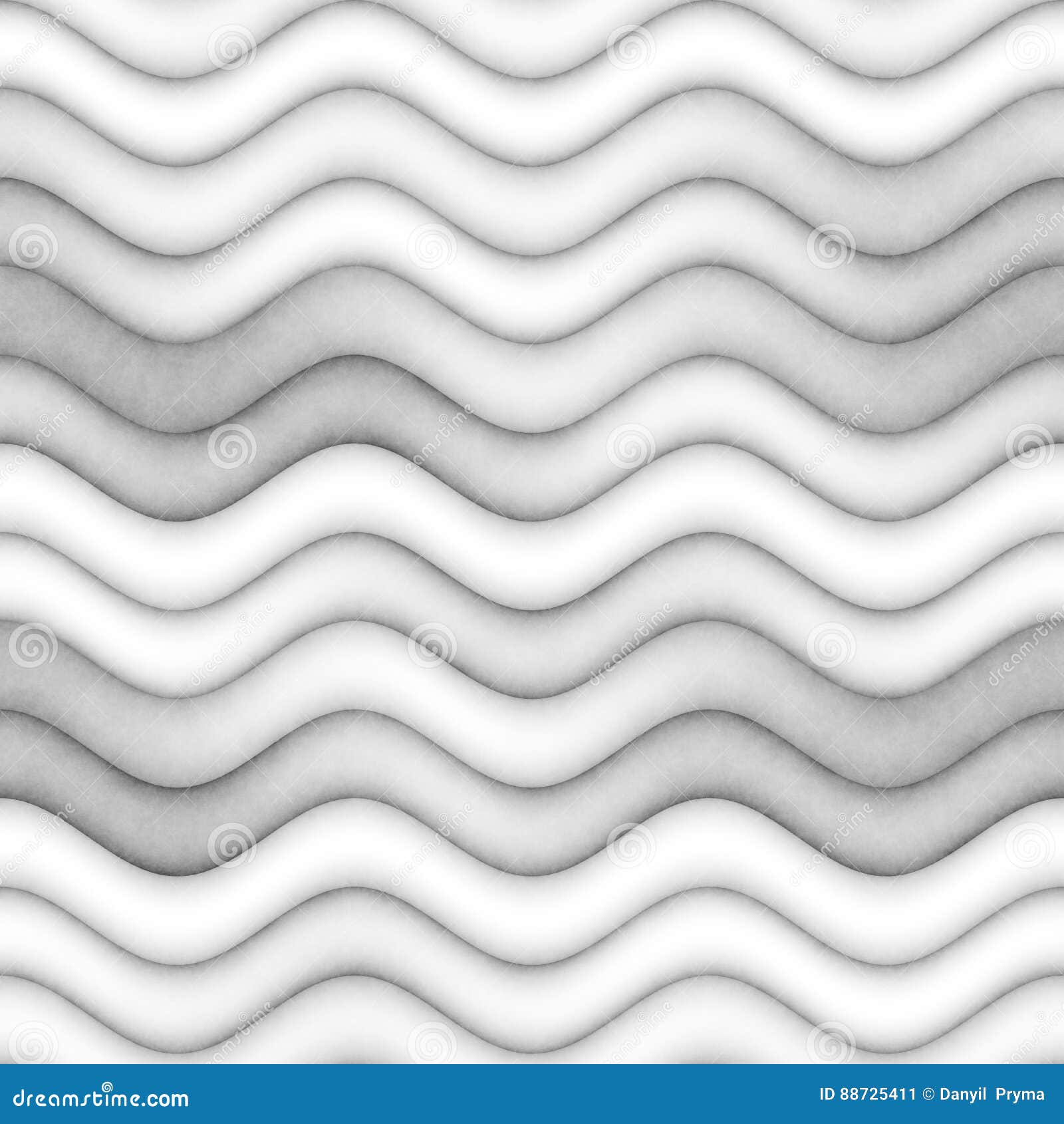 Raster Seamless Greyscale Texture. Gradient Wavy Lines Pattern. Subtle ...