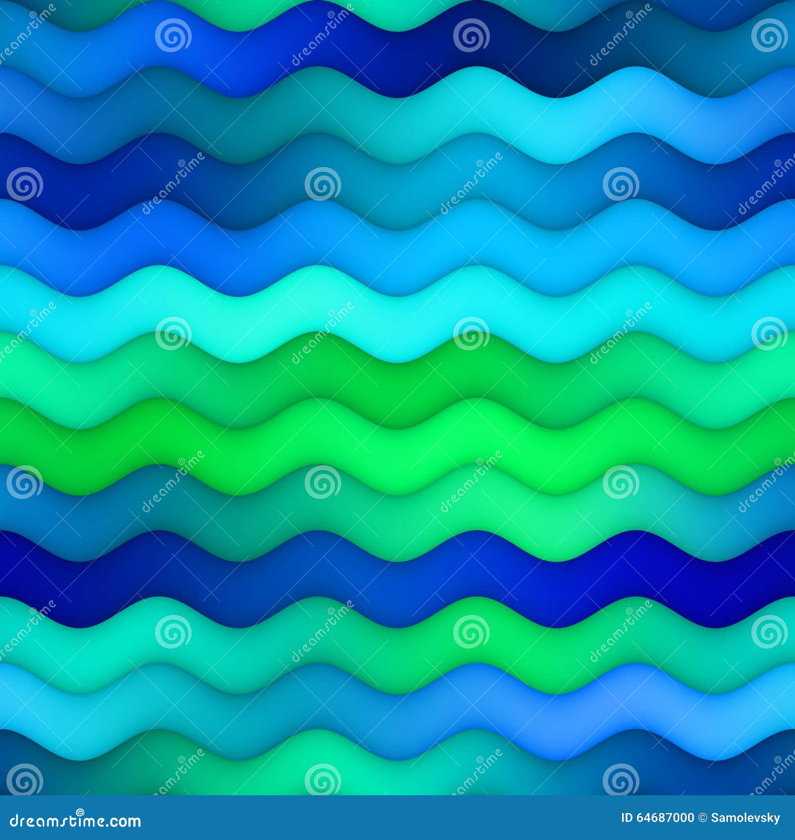 Raster Seamless Horizontal Wavy Blue Green Gradient Lines Water Texture ... Raster Seamless Horizontal Wavy Blue Green Gradient Lines Water Texture ...