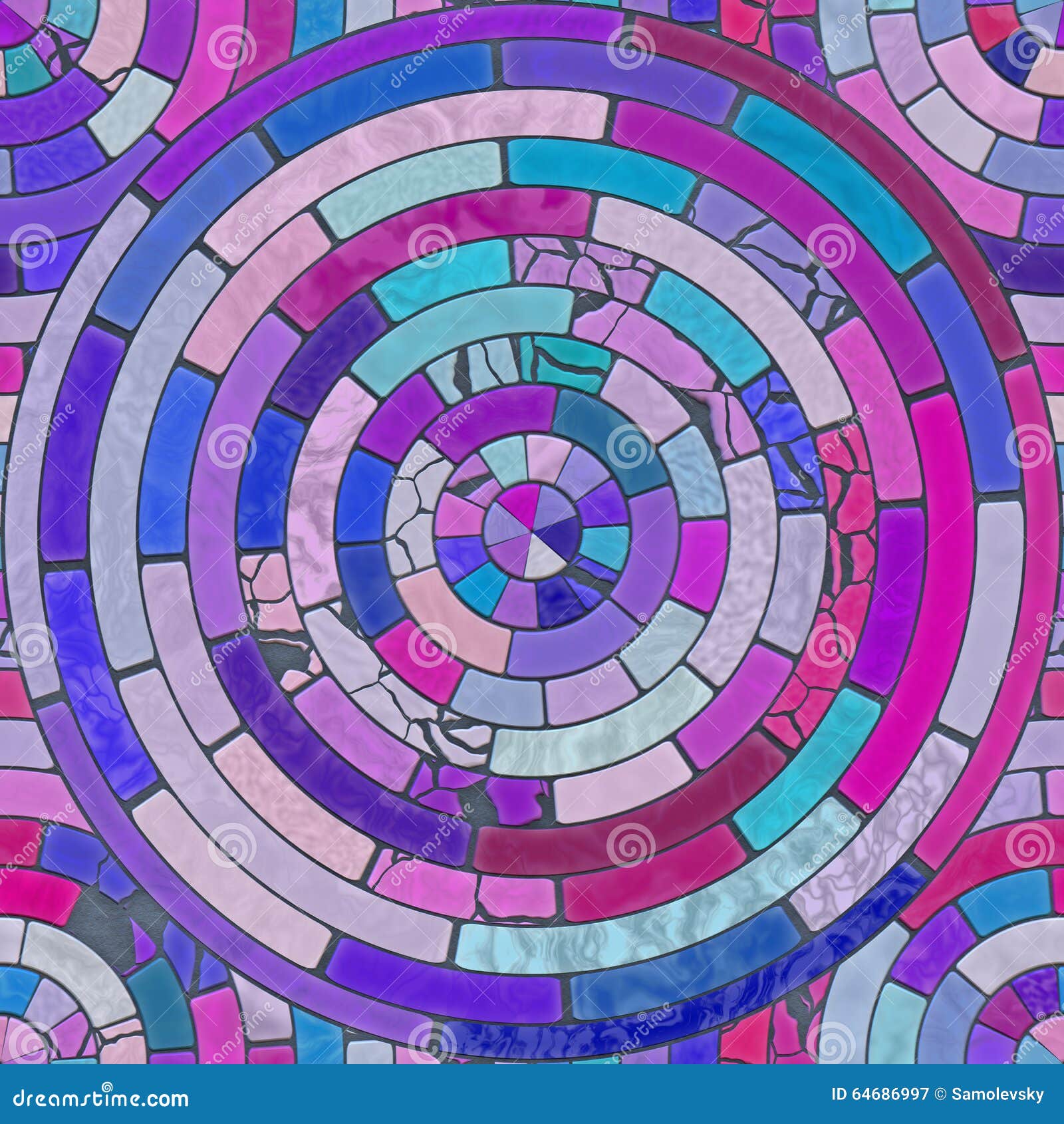 Raster Seamless Multicolor Pink Blue Shades Brick Pavement Circular ... Raster Seamless Multicolor Pink Blue Shades Brick Pavement Circular ...