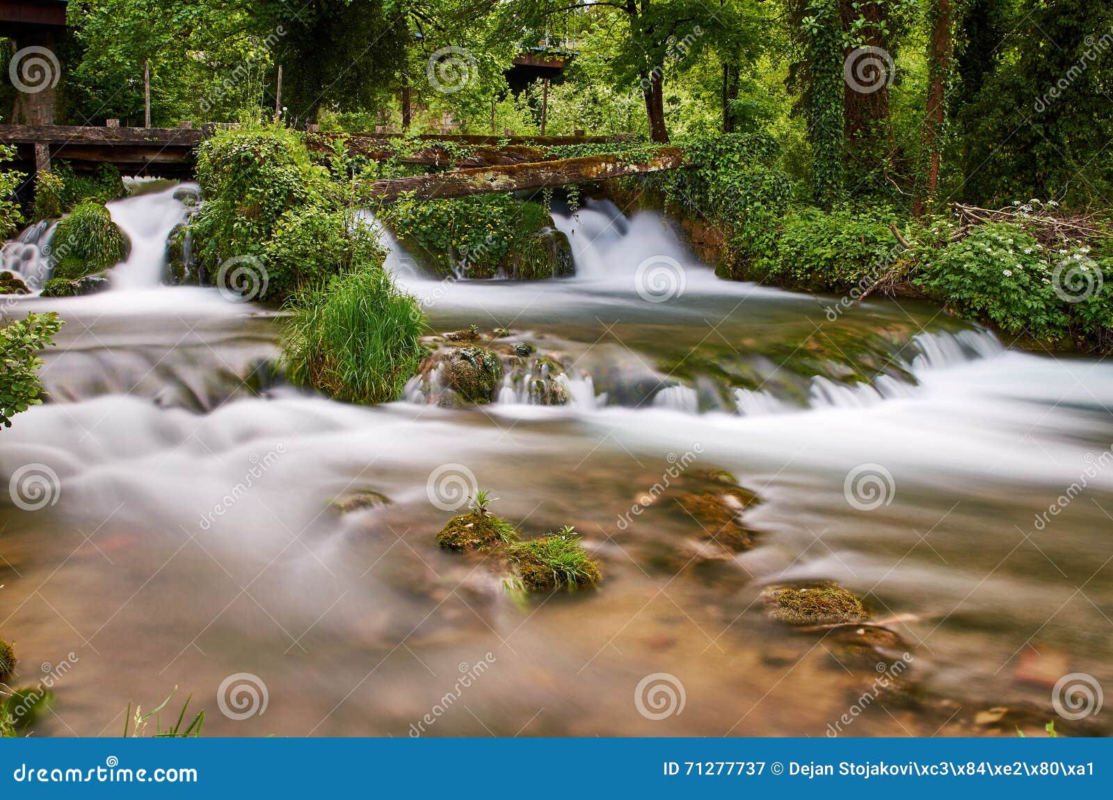 Waterfalls Of Rastoke River Village Royalty-Free Stock Photo ...