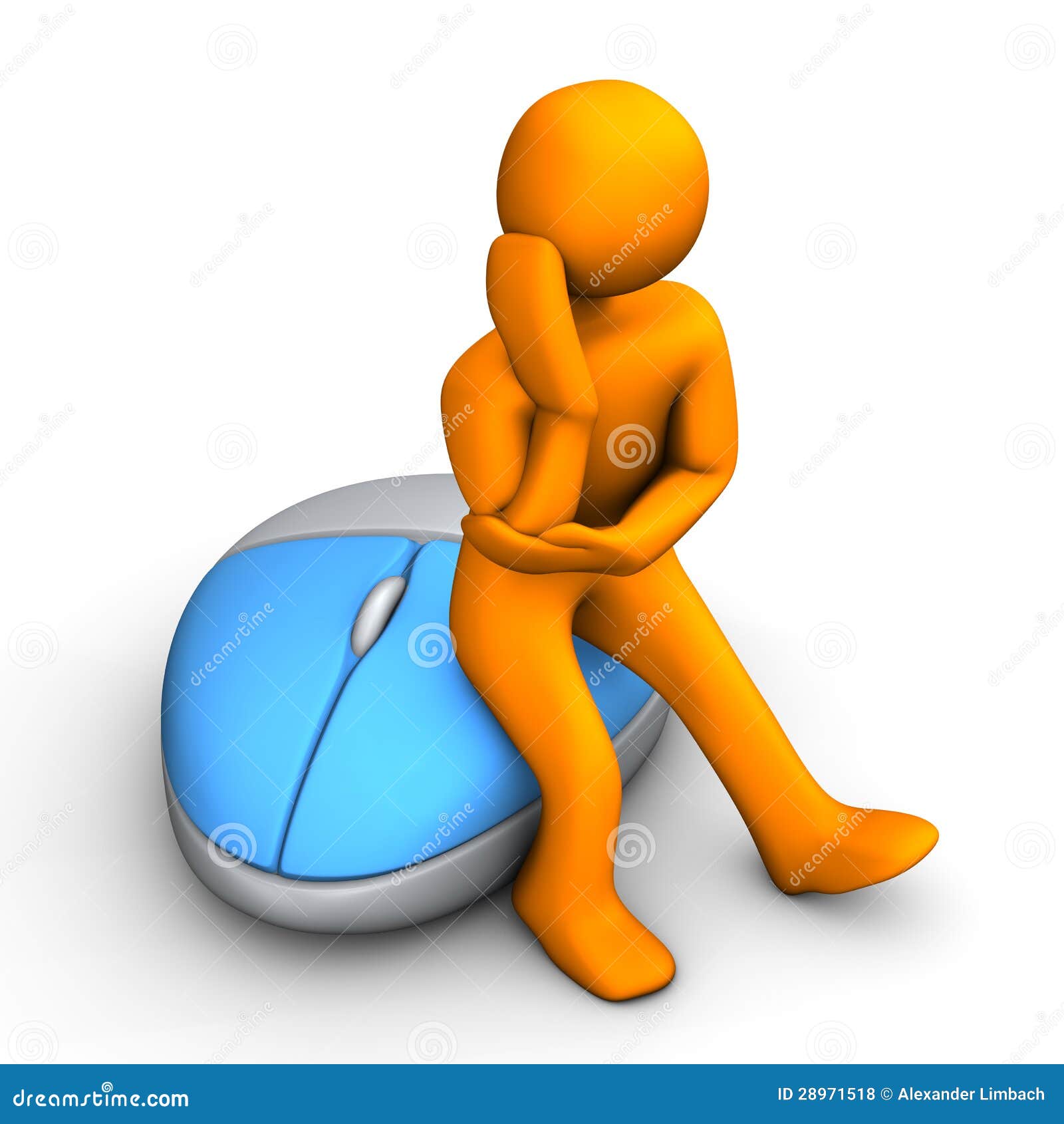 Ratón De La PC De La Reflexión Stock de ilustración - Ilustración de ...