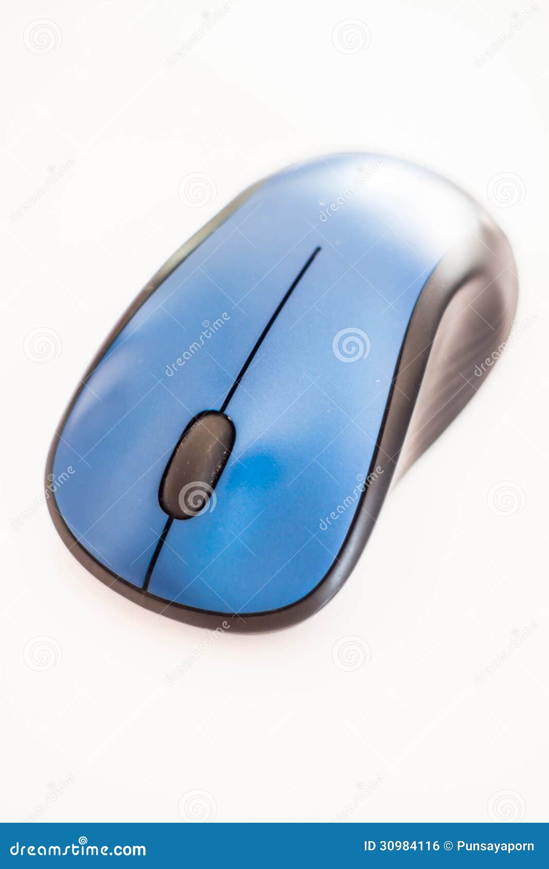 Ratón inalámbrico azul foto de archivo. Imagen de internet - 30984116