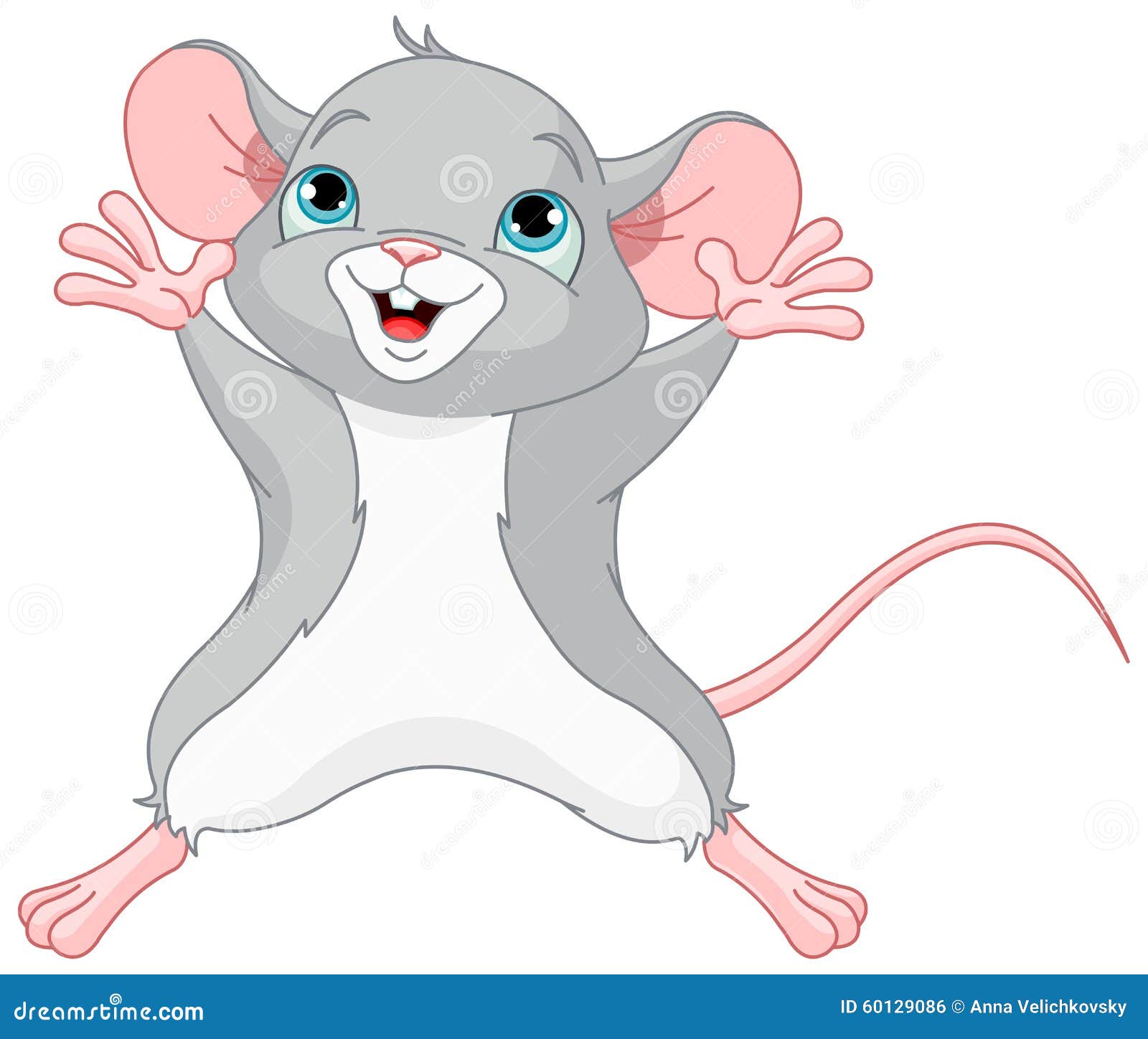 Ratón lindo ilustración del vector. Ilustración de mouses - 60129086
