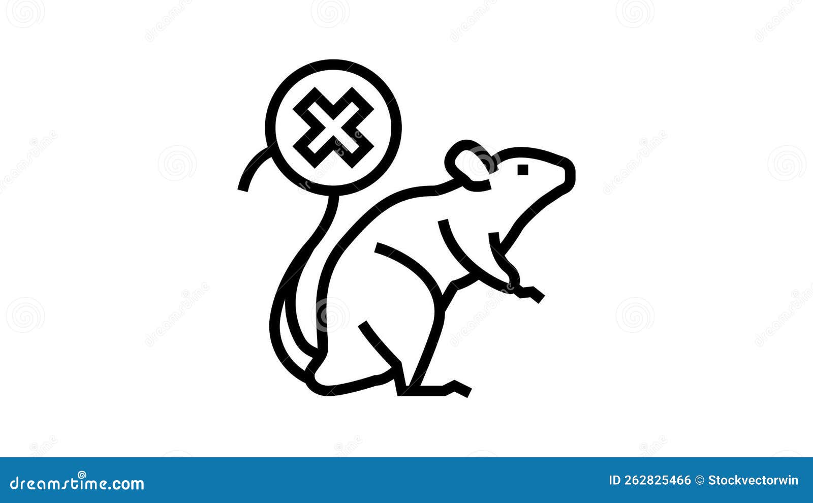 Rat Control Line Icon Animation Stock Footage - Video of mice, flea ...