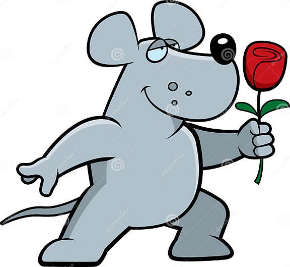 Rat Flower stock vector. Illustration of rodent, mouse - 7494614