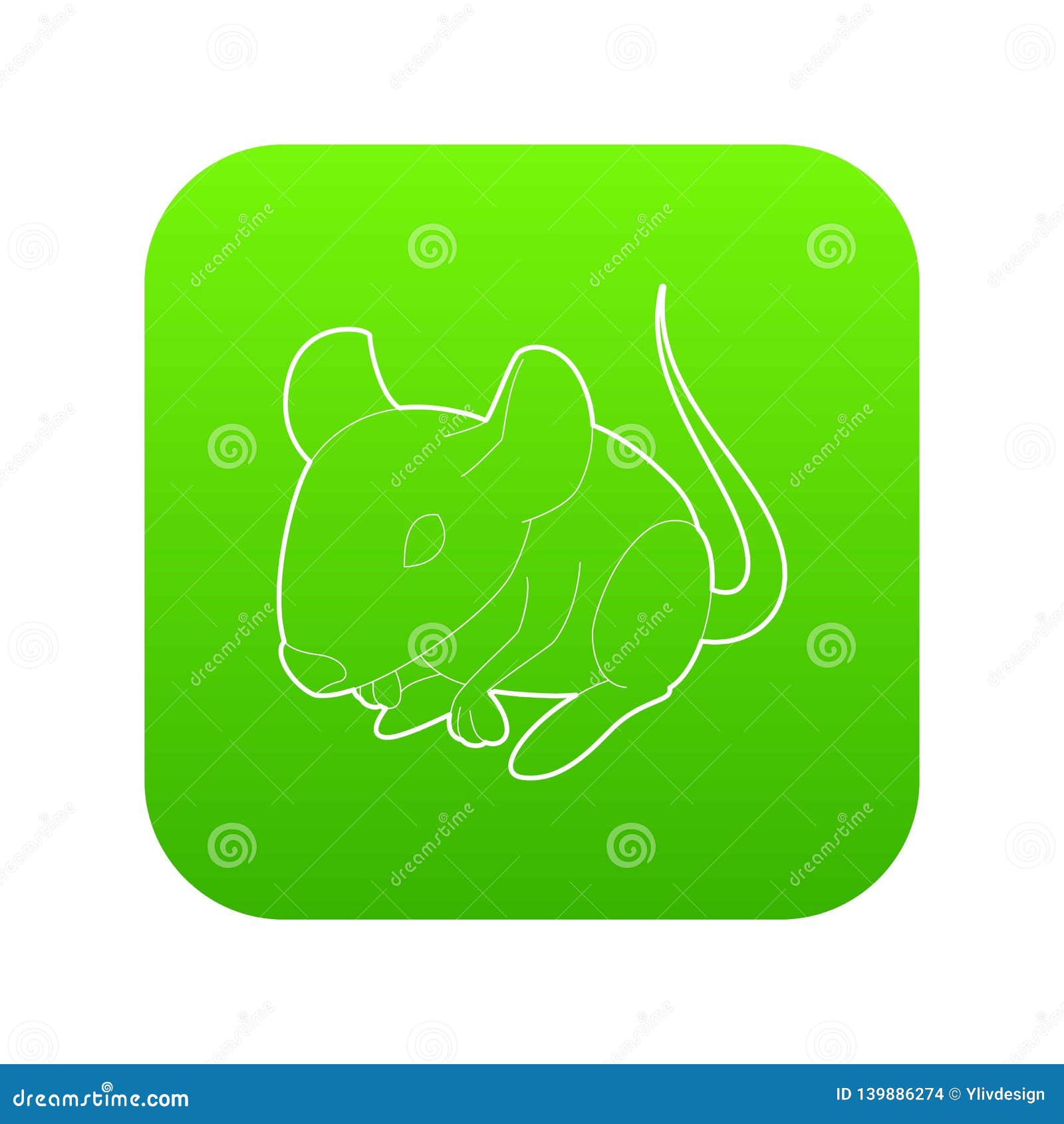 Rodenticide Icon, Cartoon Style Stock Illustration | CartoonDealer.com ...