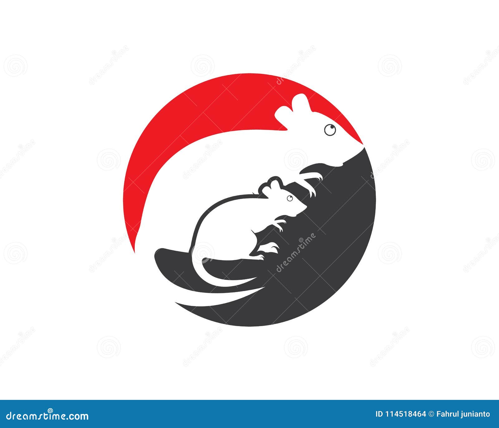 Rat Icon Logo Design Vector Illustration Stock Vector - Illustration of ...