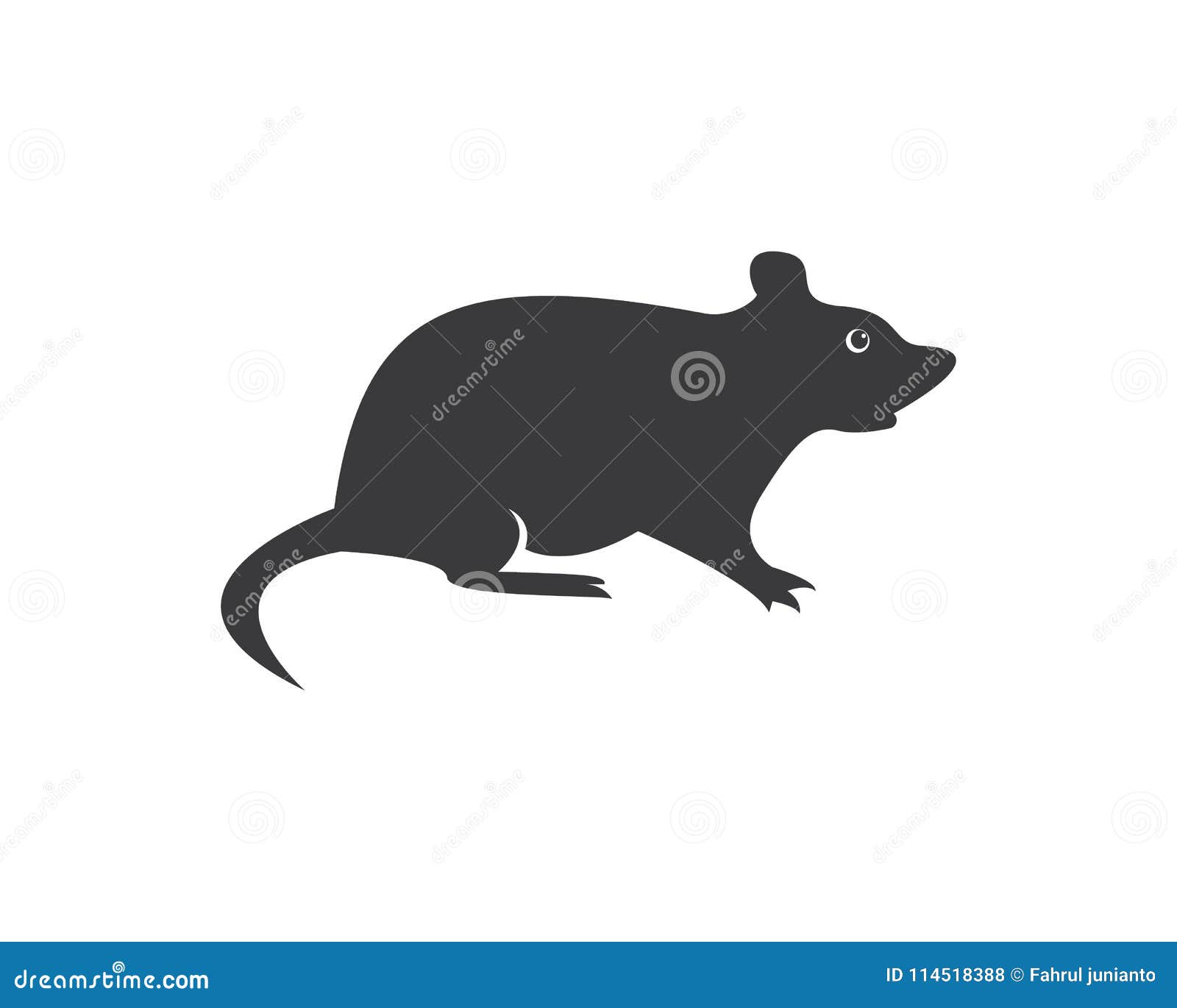 Rat Icon Logo Design Vector Illustration Stock Vector - Illustration of ...