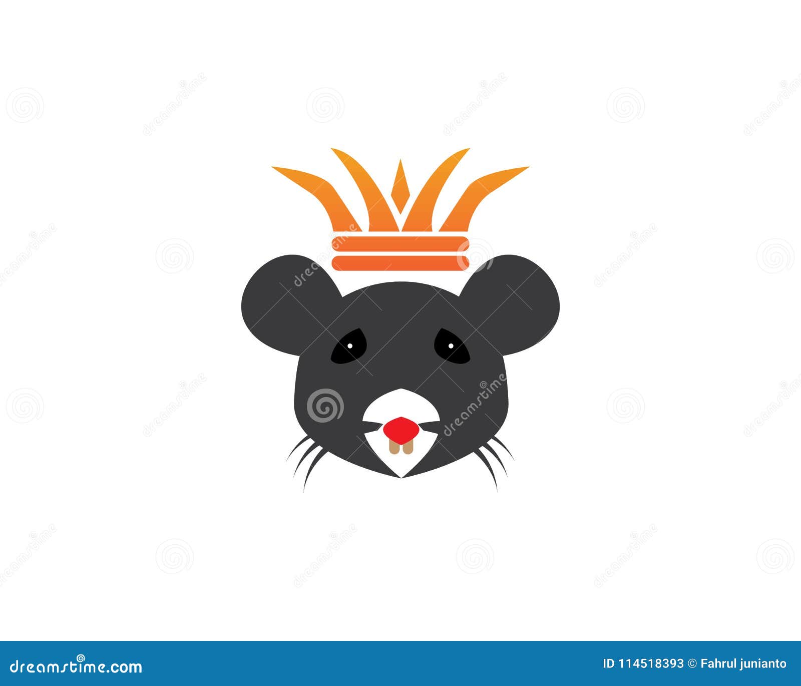 Rat Icon Logo Design Vector Illustration Stock Vector - Illustration of ...