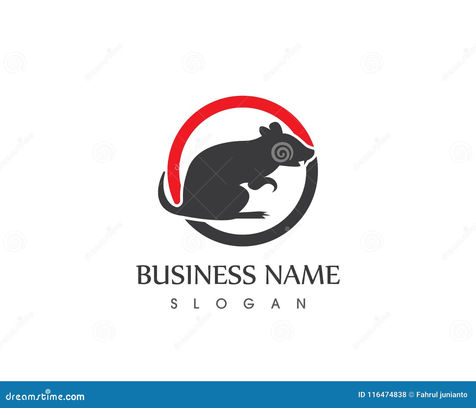 Rat Icon Logo Vector Template Stock Vector - Illustration of logo ...