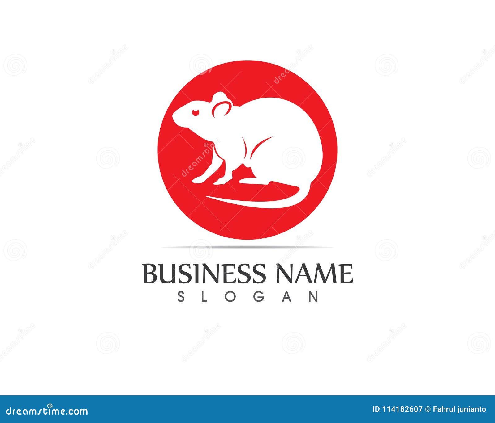 Rat Icon Silhouette Logo Design Vector Illustration Stock Vector ...