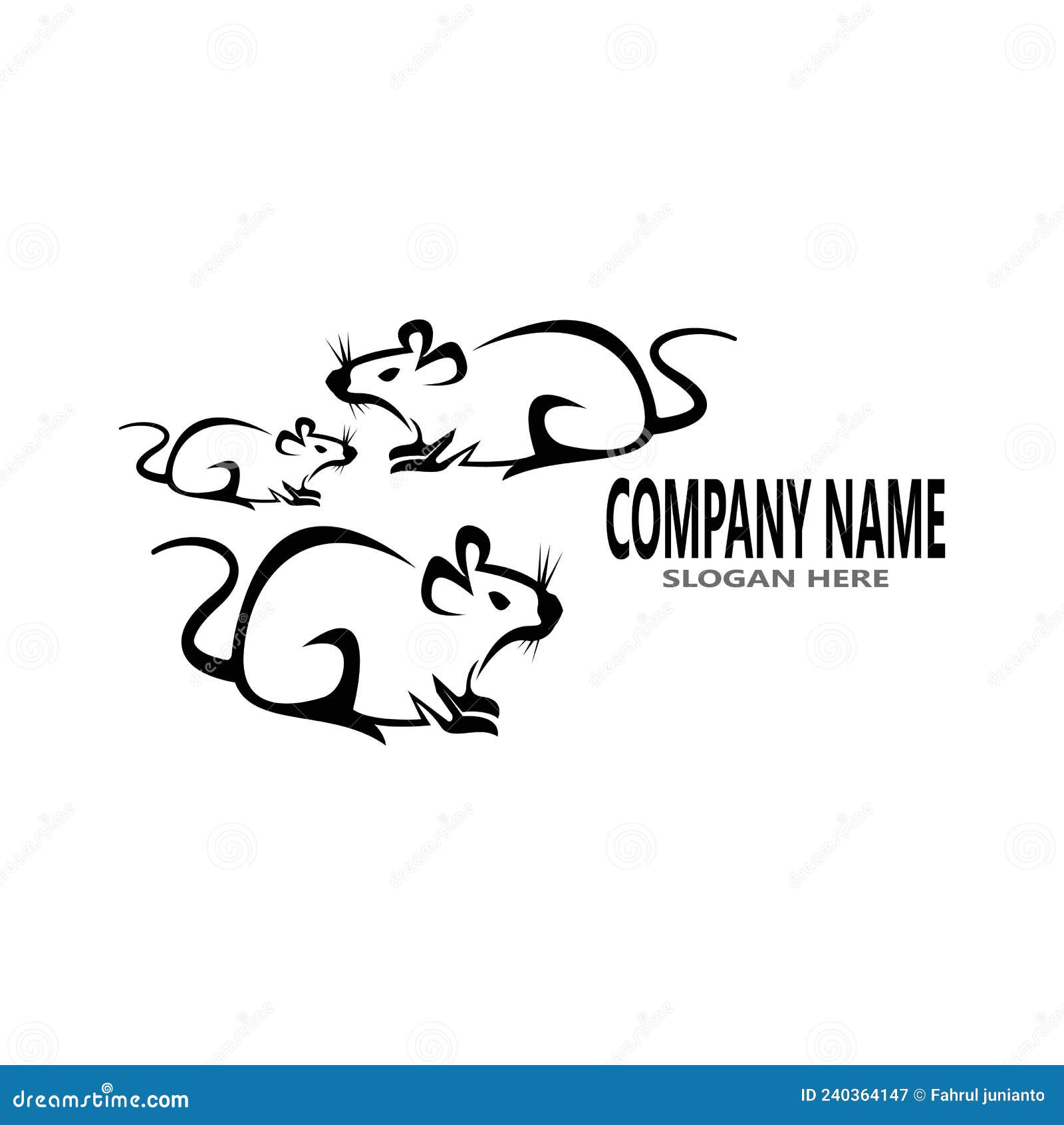 Rat Icon and Symbol Vector Illustration Stock Vector - Illustration of ...