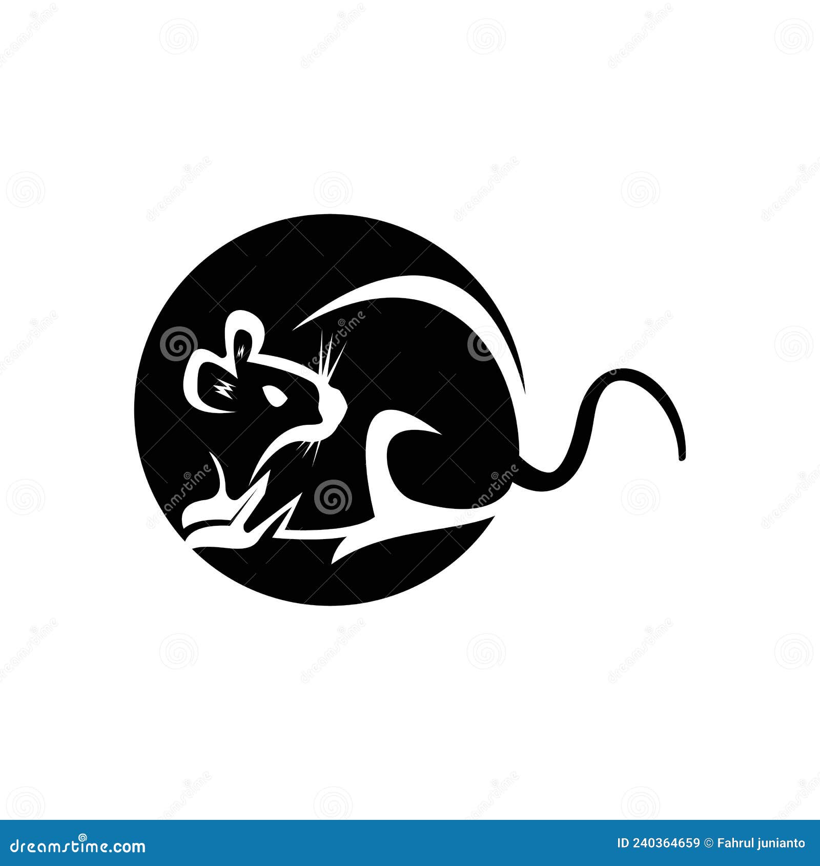 Rat Icon and Symbol Vector Illustration Stock Vector - Illustration of ...