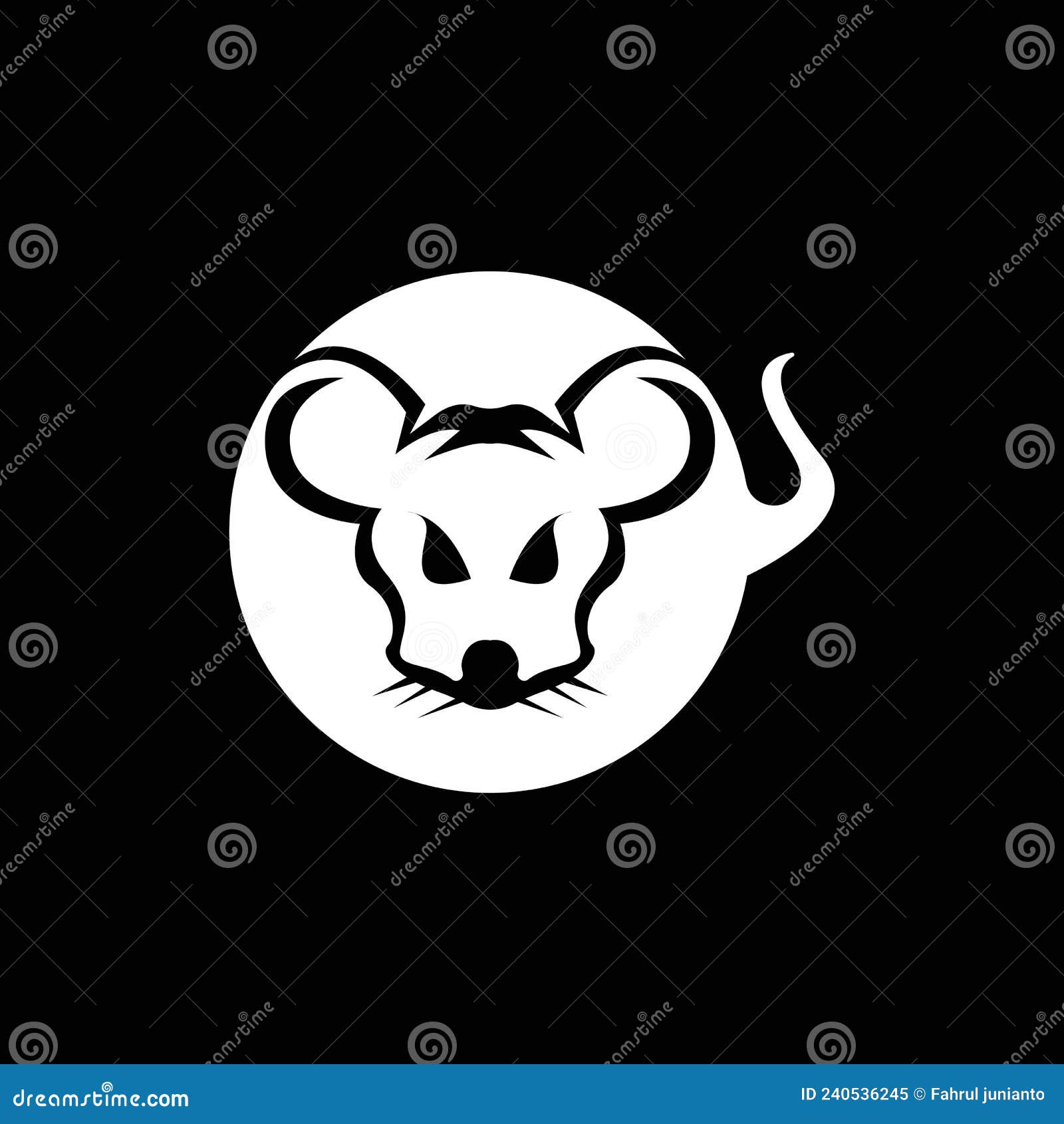 Rat Icon and Symbol Vector Illustration Stock Vector - Illustration of ...