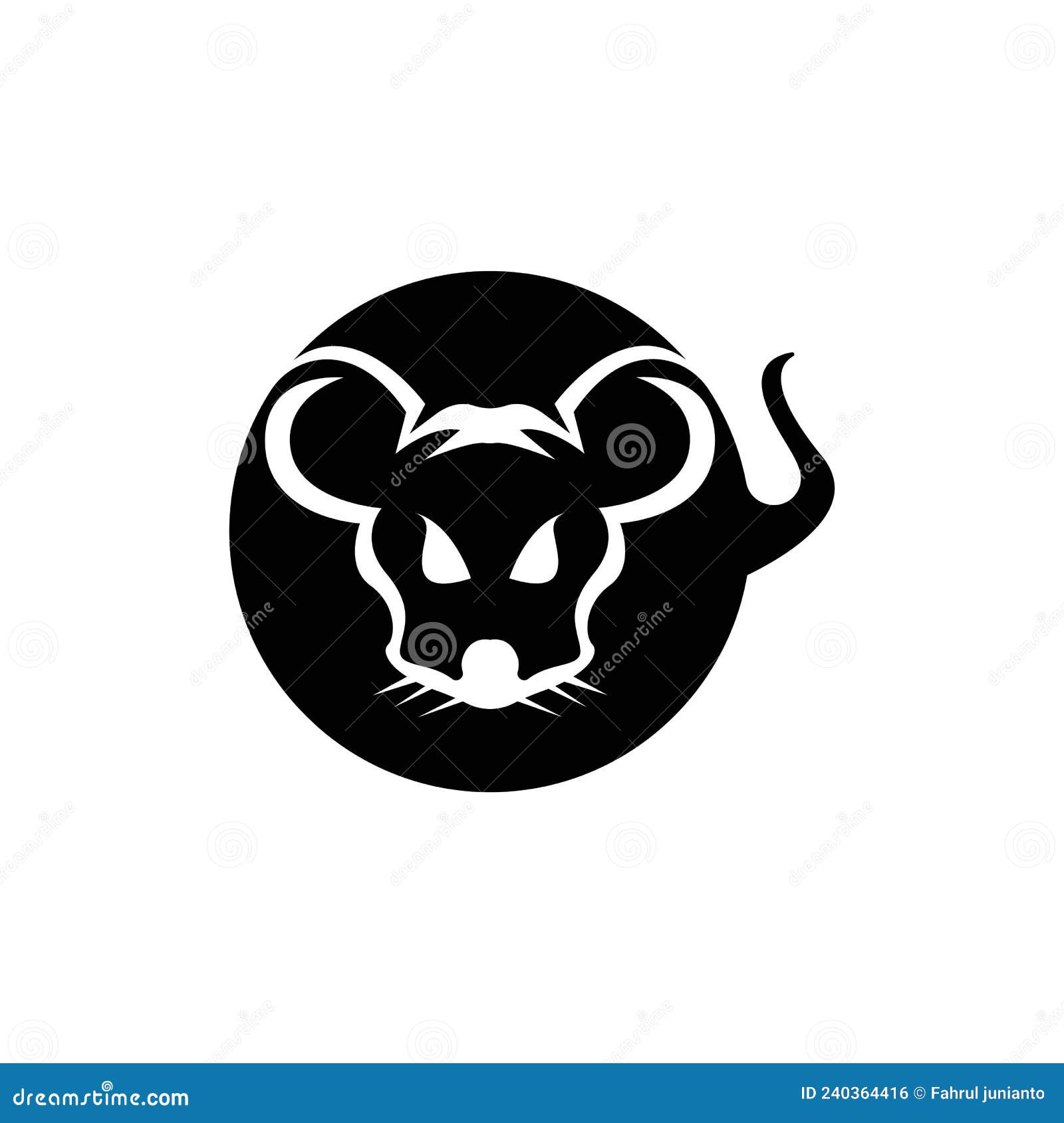 Rat Icon and Symbol Vector Illustration Stock Vector - Illustration of ...