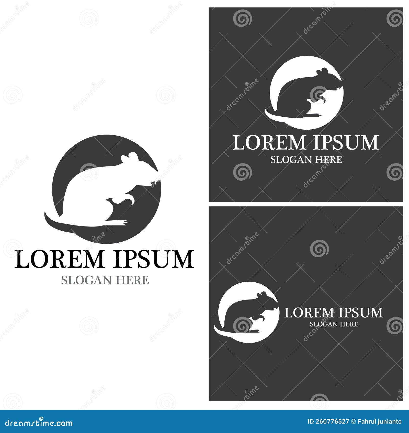 Rat Icon and Symbol Vector Illustration Stock Vector - Illustration of ...