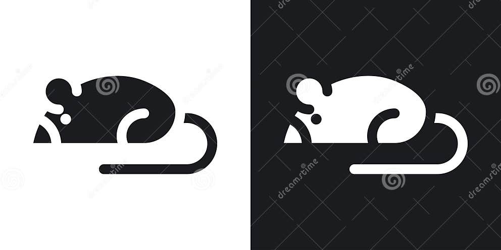 Rat icon vector stock vector. Illustration of logo, vector - 348264323