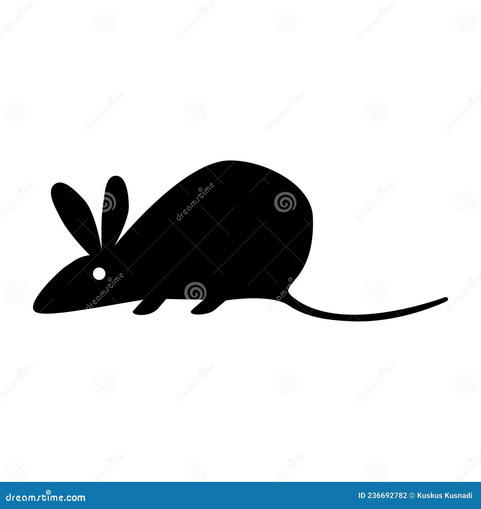Rat Illustration Vector Icon . Stock Vector - Illustration of sketch ...