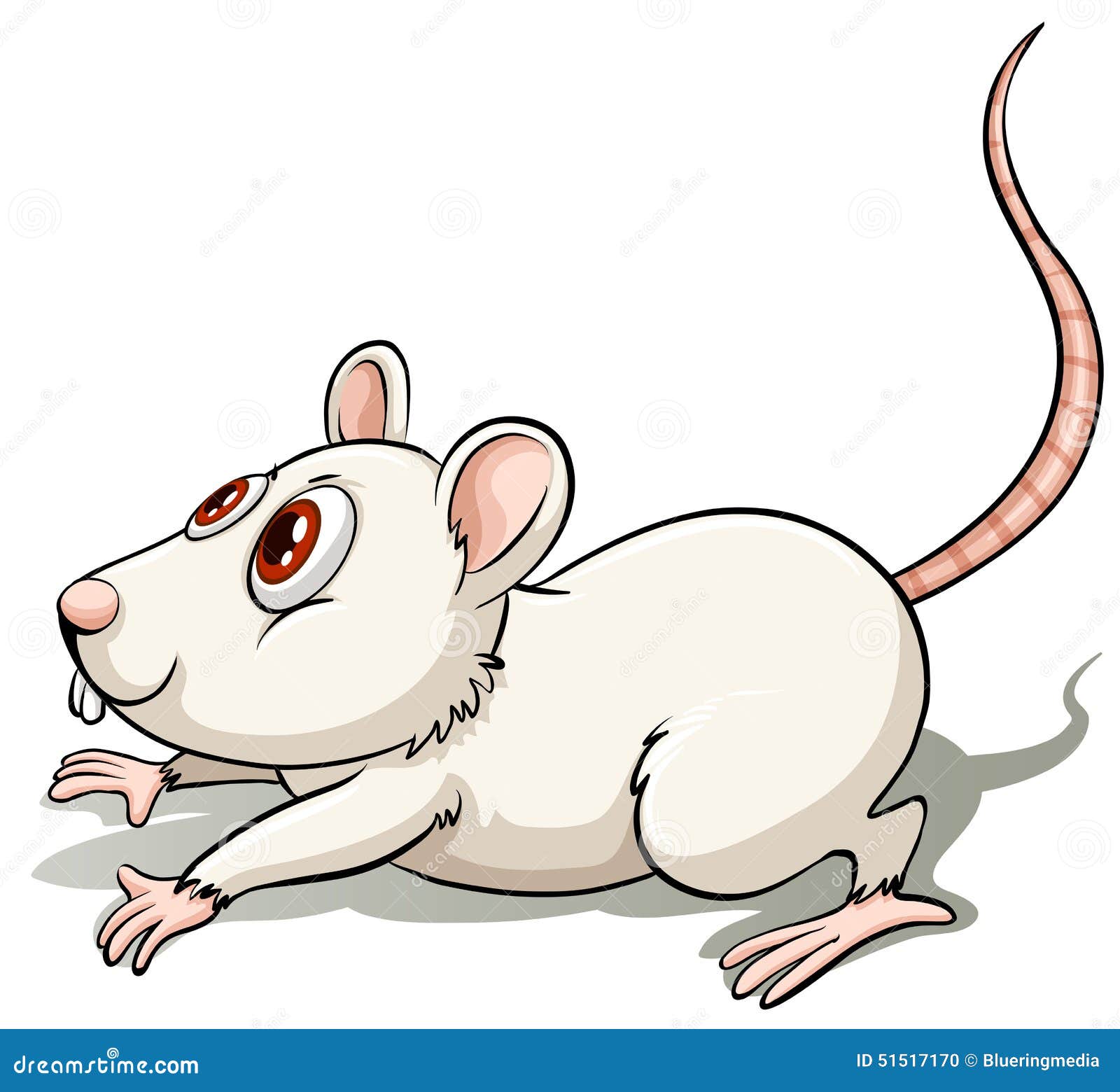 Rat in a jumping position stock vector. Illustration of position - 51517170