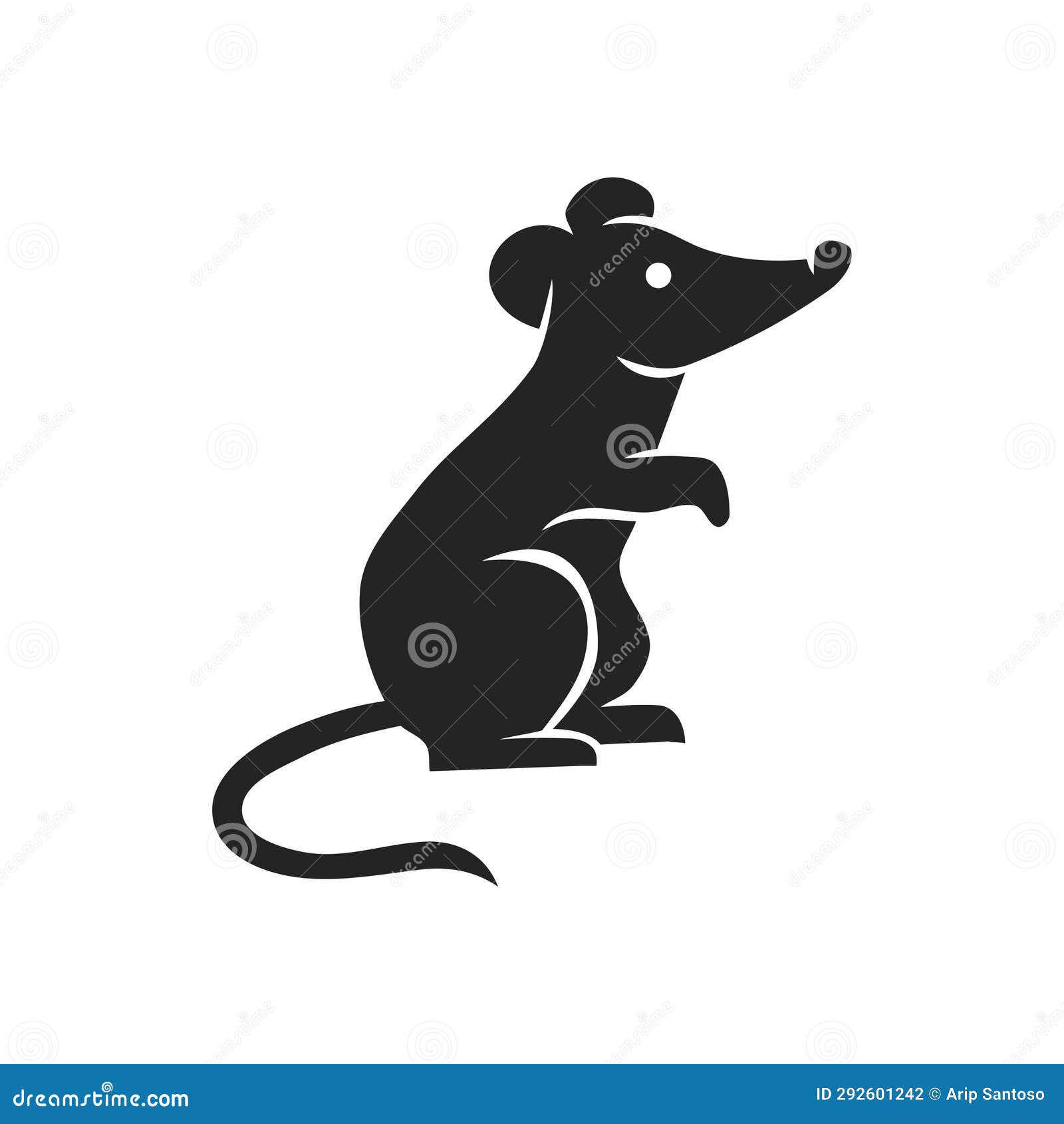 Rat Logo Template Isolated. Brand Identity. Icon Abstract Vector ...