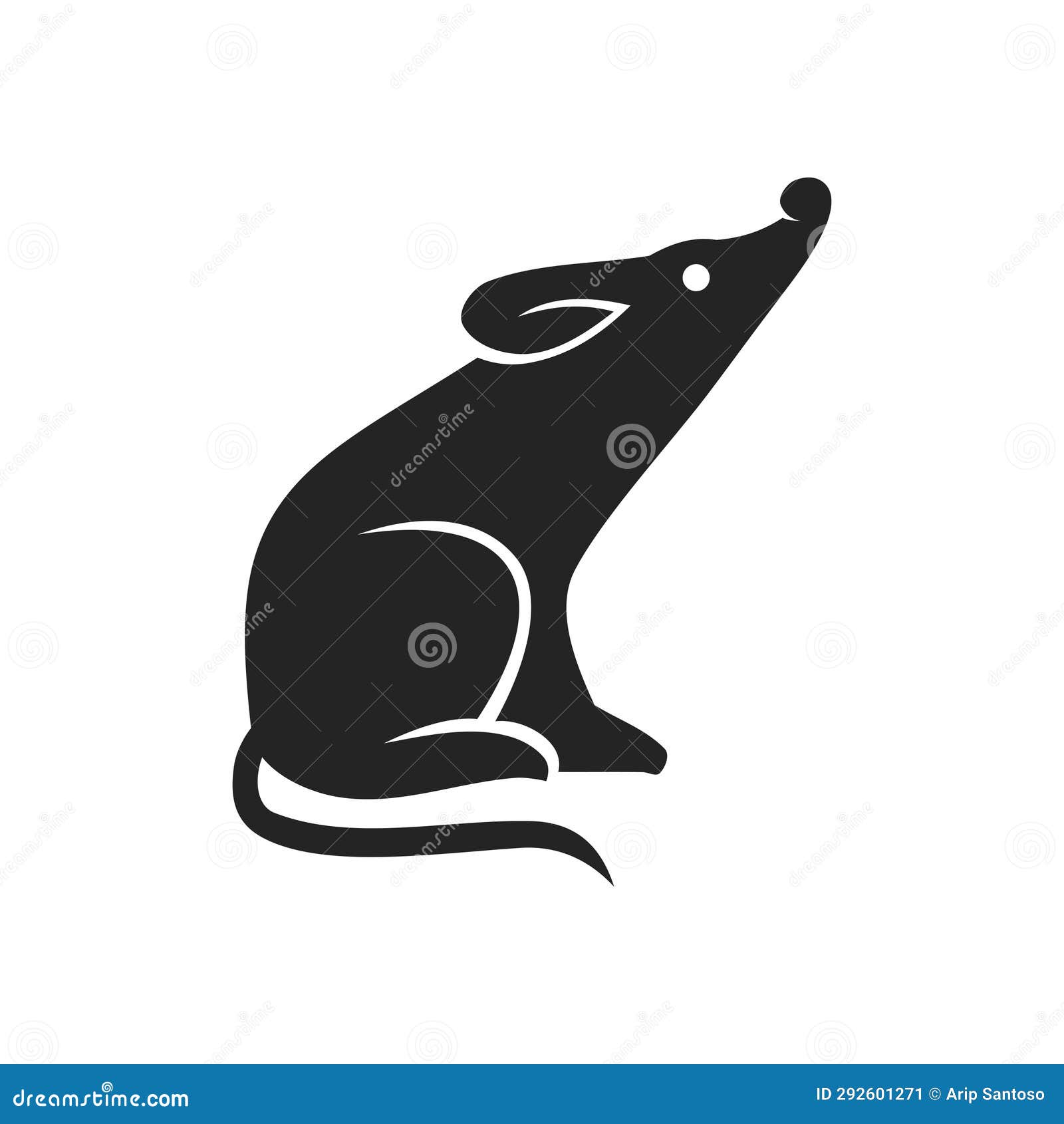 Rat Logo Template Isolated. Brand Identity. Icon Abstract Vector ...