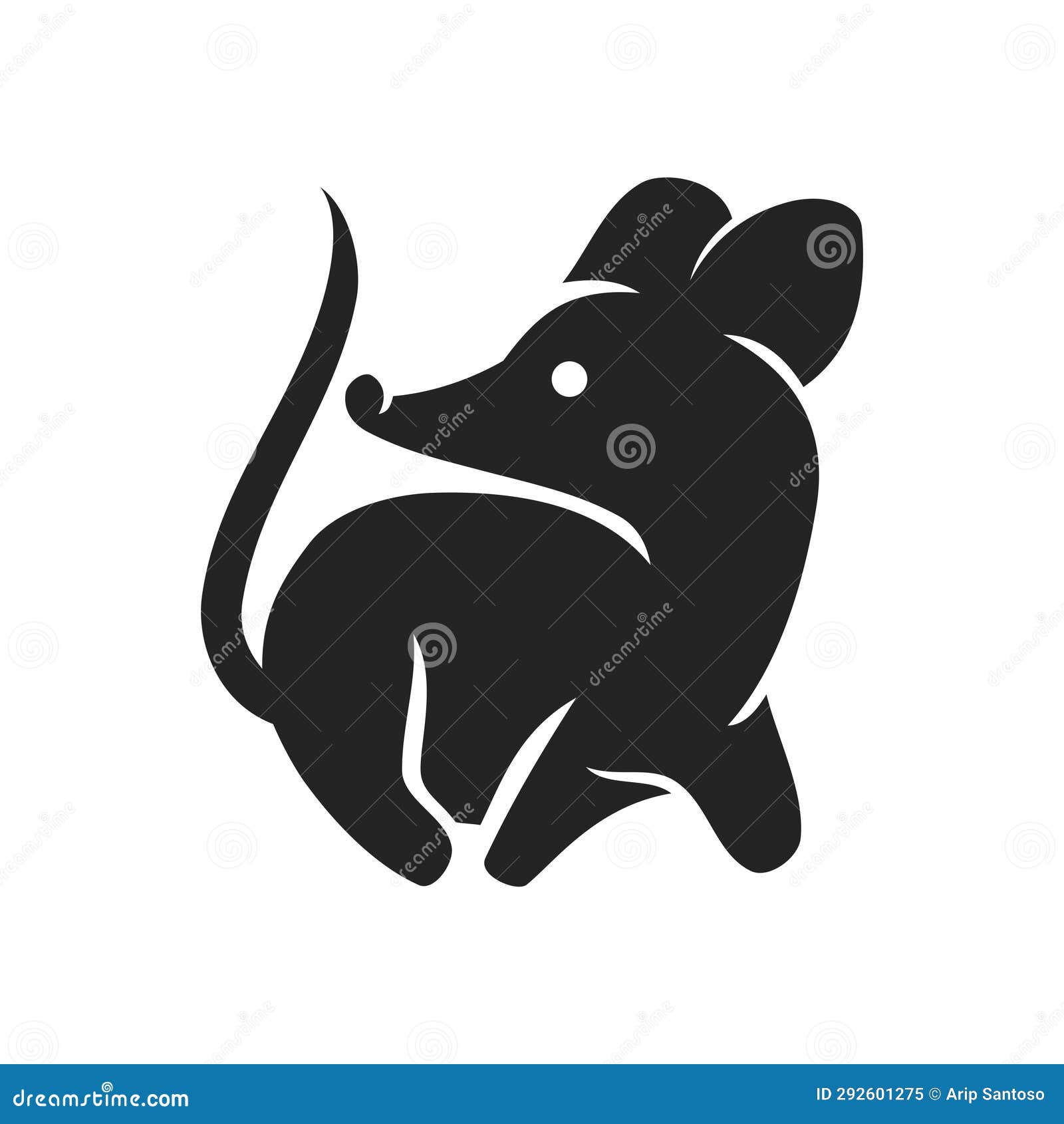Rat Logo Template Isolated. Brand Identity. Icon Abstract Vector ...