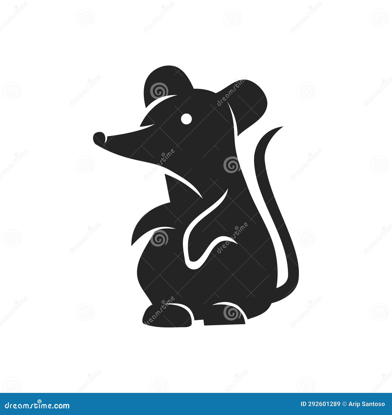 Rat Logo Template Isolated. Brand Identity. Icon Abstract Vector ...