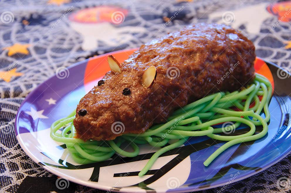 Rat Meatloaf stock photo. Image of ghost, noodle, green - 20091818