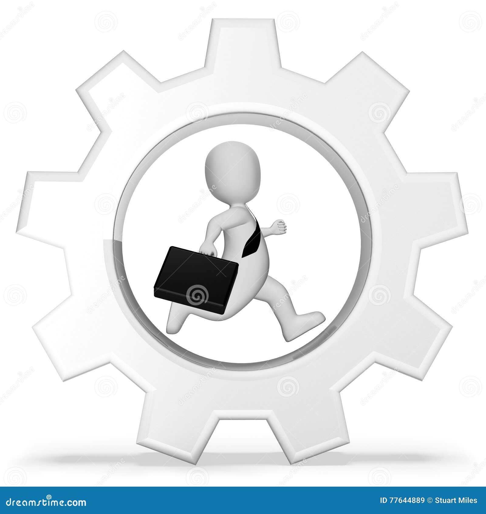 Rat Race Indicates Hard Work and Character 3d Rendering Stock ...