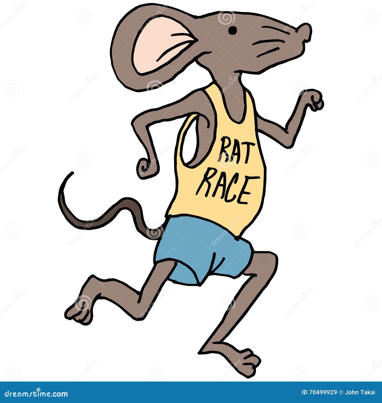Rat race runner stock vector. Illustration of business - 70499929