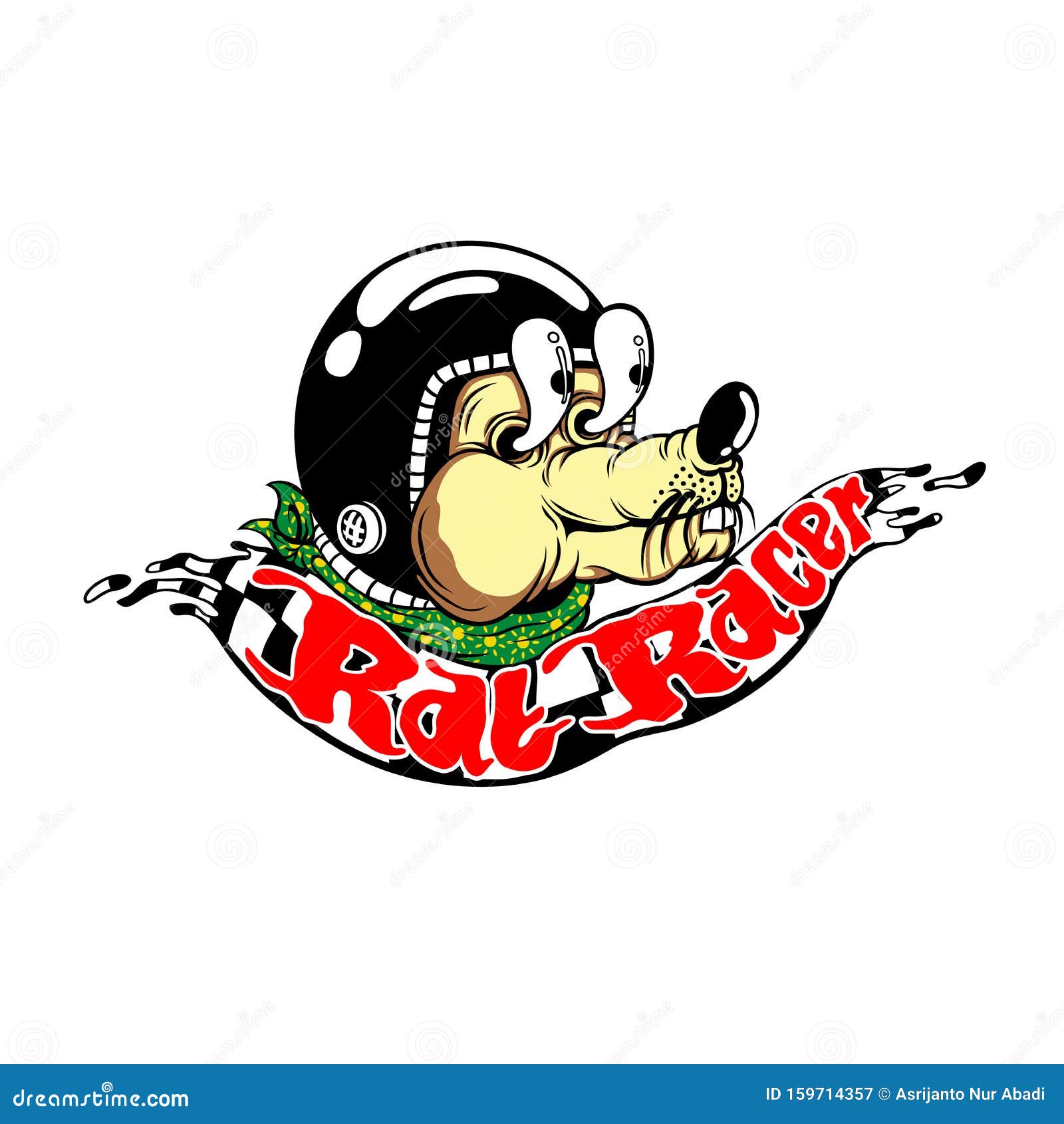 Rat Racer Character Vectors Illustration Stock Vector - Illustration of ...